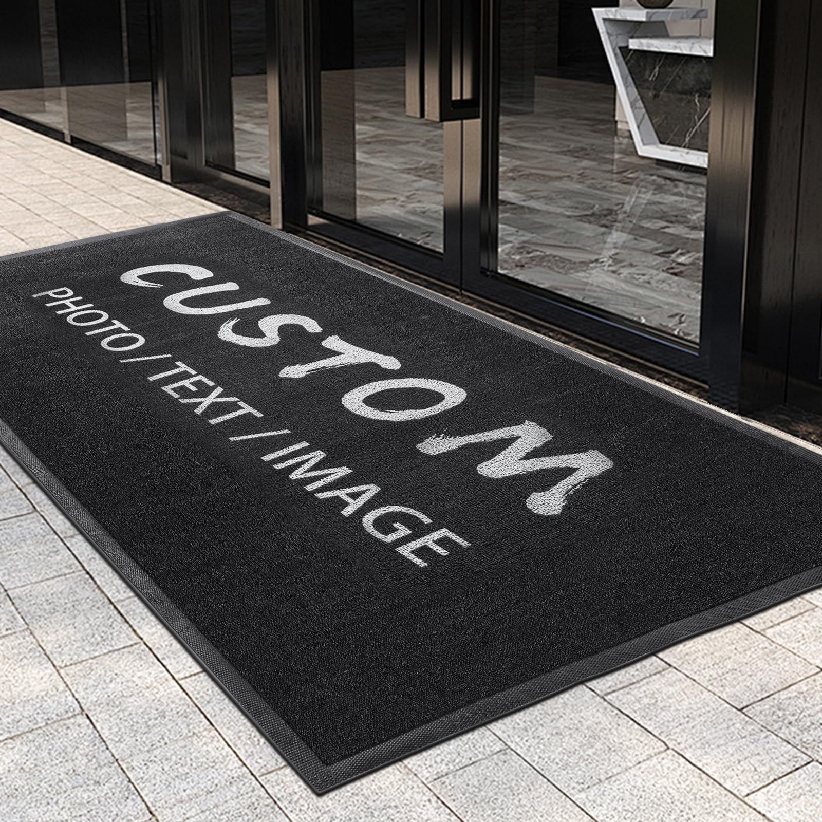 Amazon.com: TOMCUSTOM Custom Rugs with Logo Doormat Runner Personalized ...