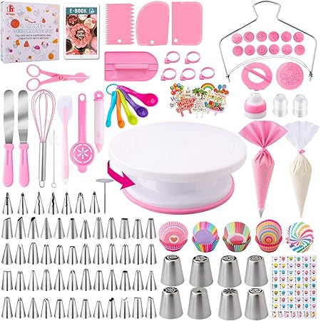 Kit de Decoración de Pasteles 305pcs, Manga Pastelera Profesional ...