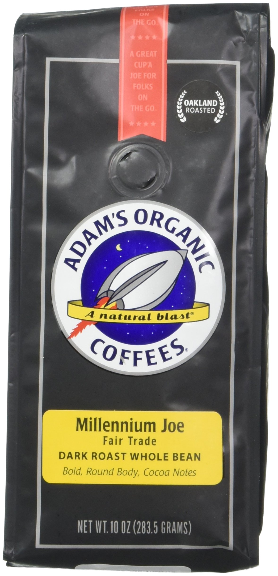 Amazon.com: Adam's Organic Coffee, Millenium Joe, 10 Ounce