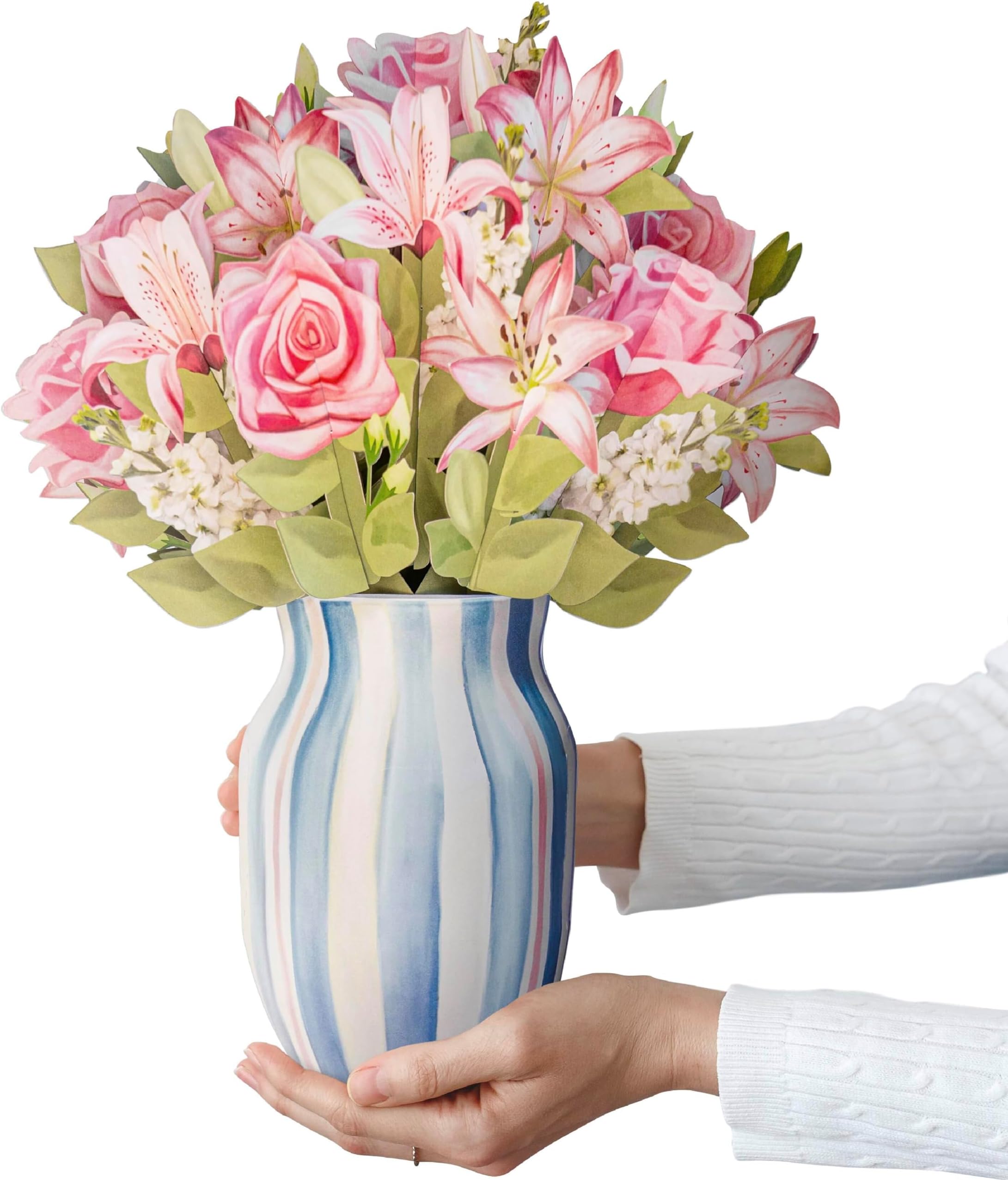 Amazon.com: CENTRAL 23 Paper Flower Bouquet Birthday Cards for Women ...