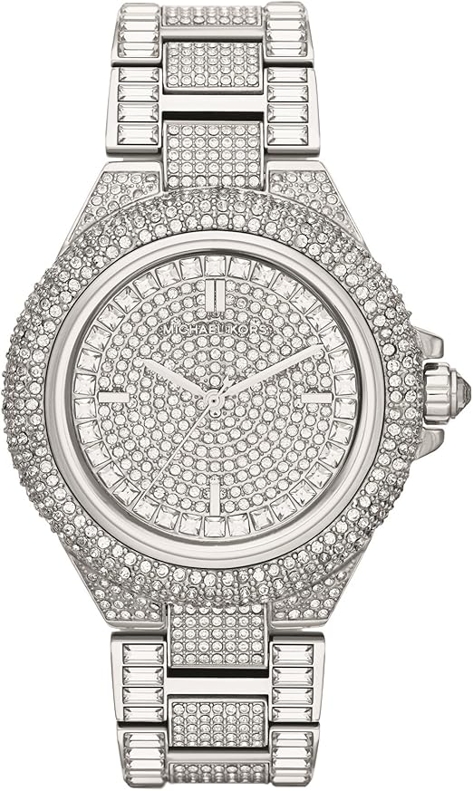 Amazon.co.jp: MICHAEL KORS[マイケルコース] MODEL NO.mk5869 Camille Silver ...