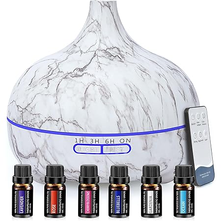 Essential Oil Diffuser,550ml Diffusers for Home Oil Diffuser Aroma ...