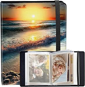 Amazon.com: BREIDMKFM Photo Album 4x6 120 Photos Small Capacity PU ...