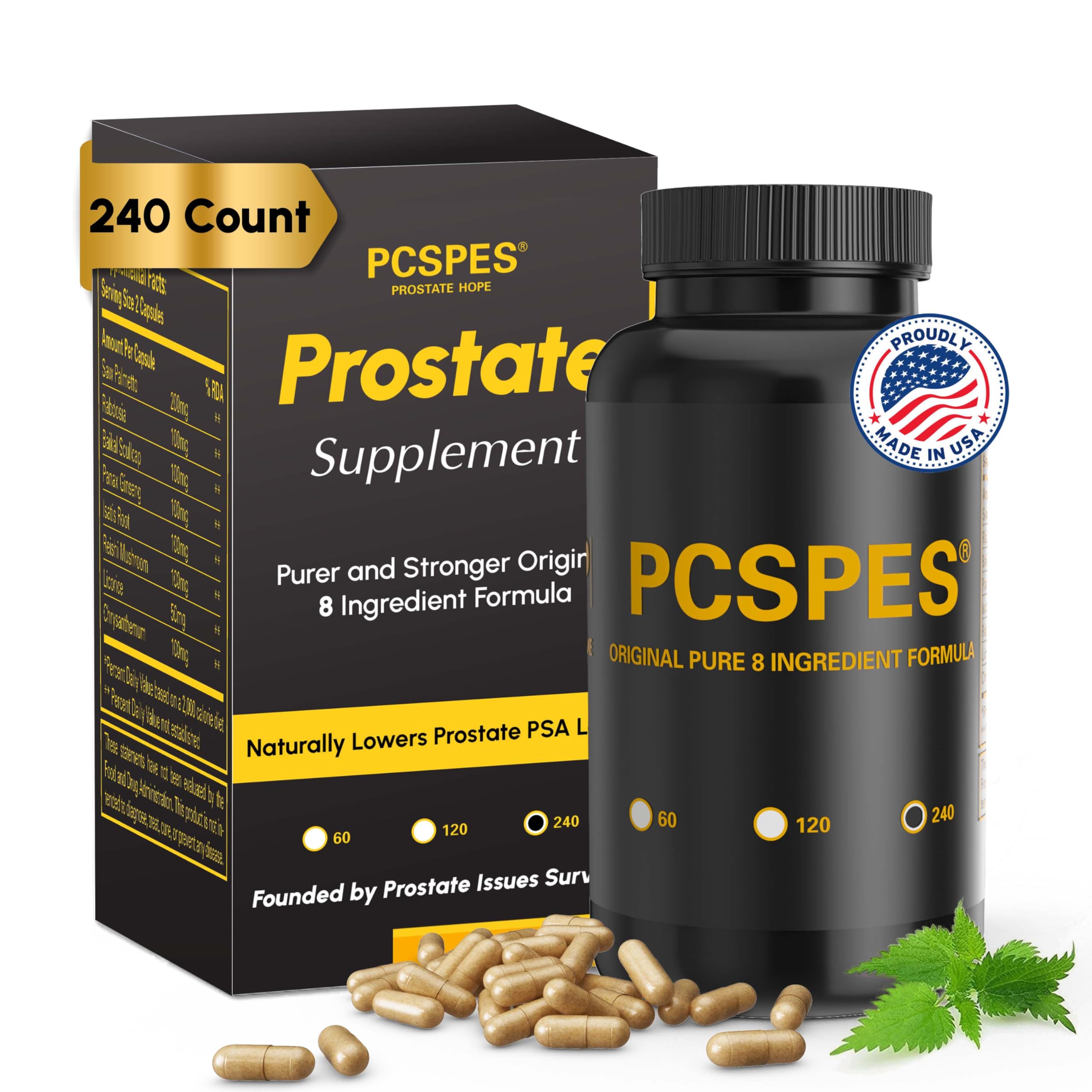 Amazon.com: PCSPES Prostate Supplements for Men - Lower PSA Levels ...