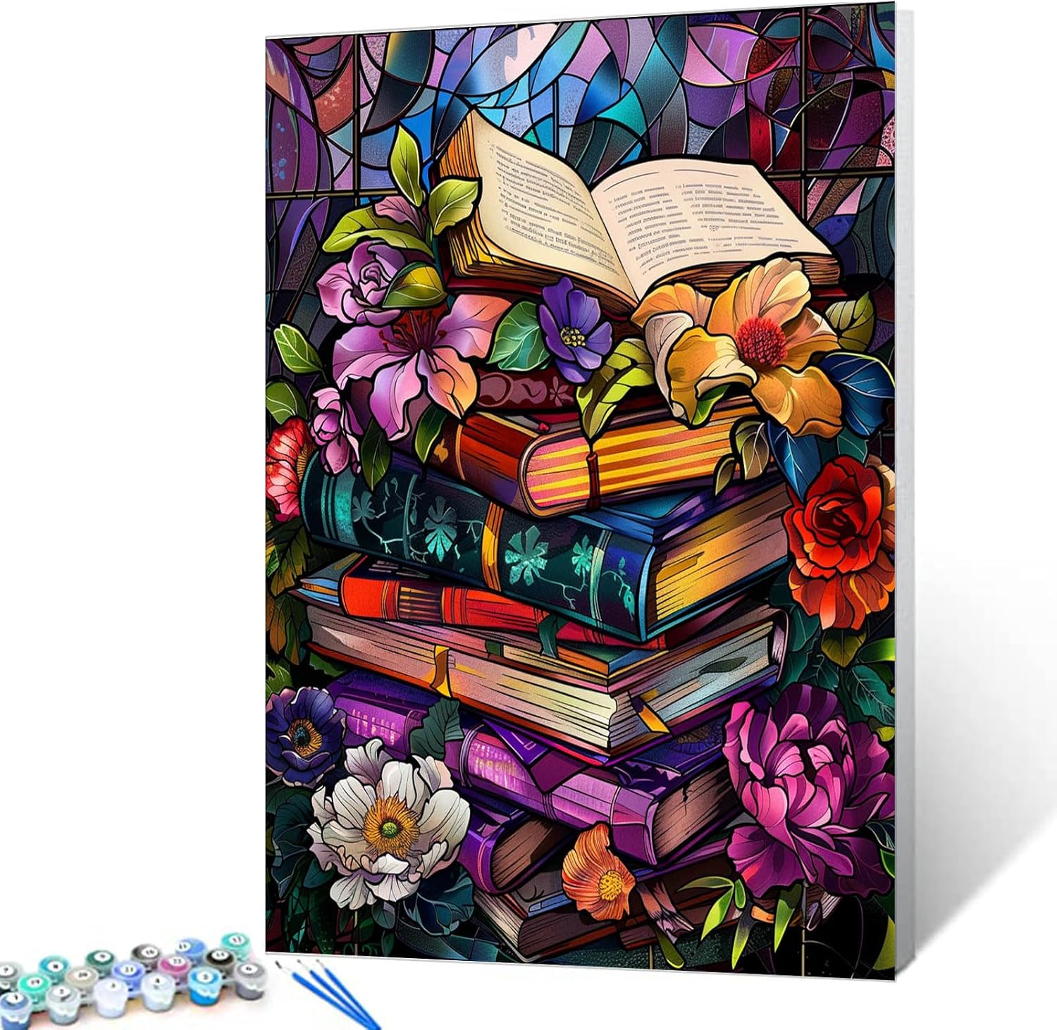 Amazon.com: Aihonmin Stack Magic Book Paint by Numbers Kits for Adult ...