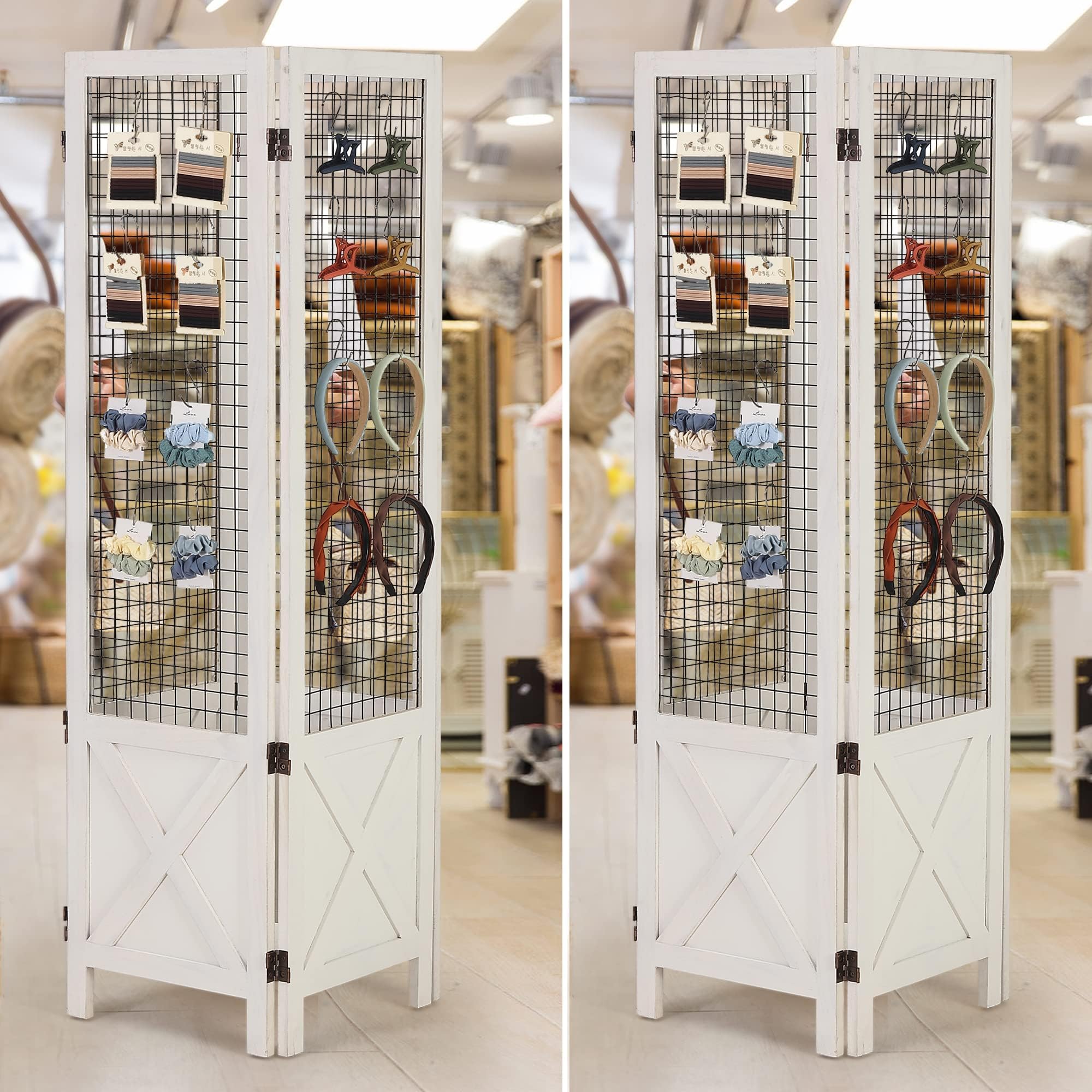 Snapklik.com : 4 Panel Gridwall Display, Portable Freestanding Display ...