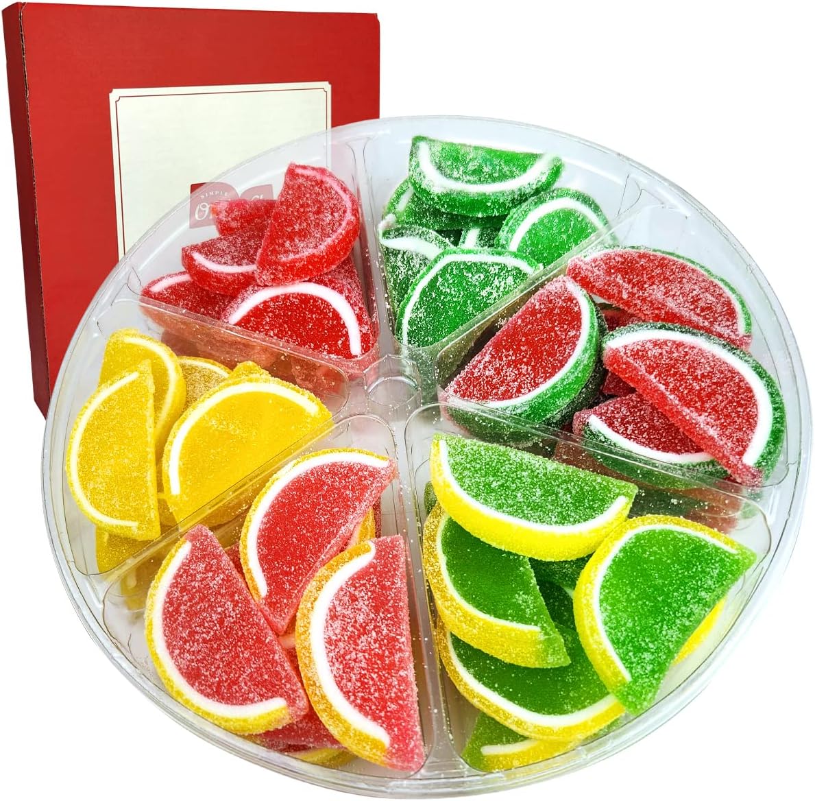 Amazon.com: Jelly Fruit Slices – Large Assorted Sugar Candy – Variety Pack for Friends and ...