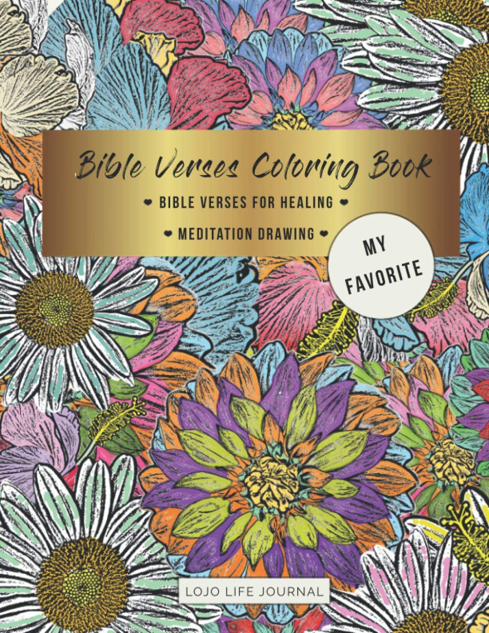 My Favorite Bible Verses Coloring Book Bible Verses For Healing ...