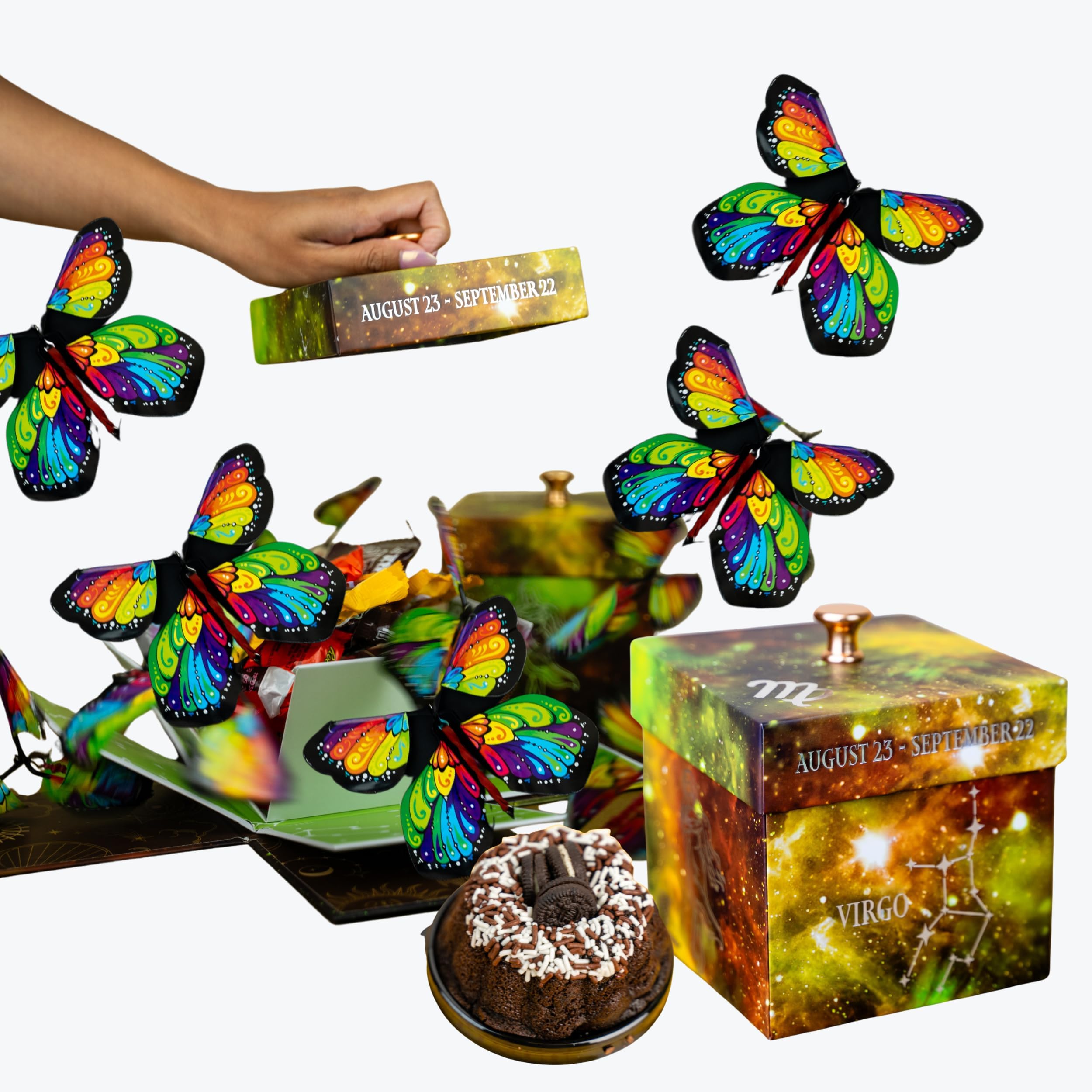 Amazon.com : SendaCake Birthday Bubble Surprise Gift Box, Ready to Gift ...