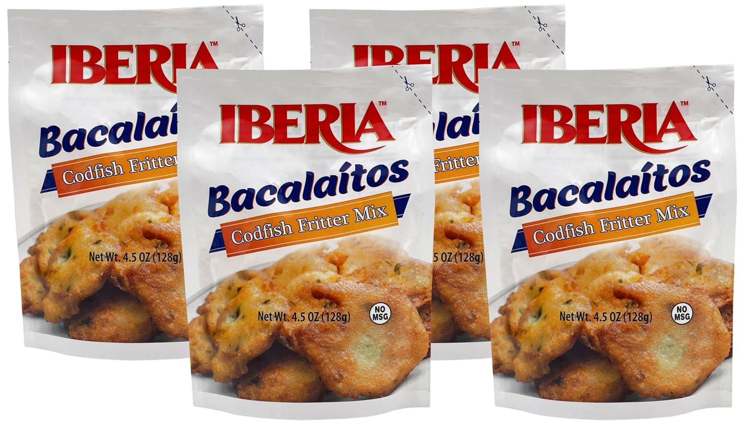 Amazon.com : Iberia Bacalaitos Codfish Fritter Mix, 4.5 oz (Pack of 4 ...