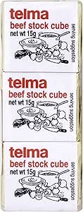 Telma Beef Stock Cubes, 45 g : Amazon.co.uk: Grocery