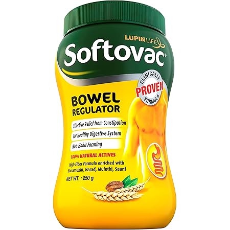 Amazon.com: Softovac Bowel Regulator 250g - 100% Natural Actives: High ...