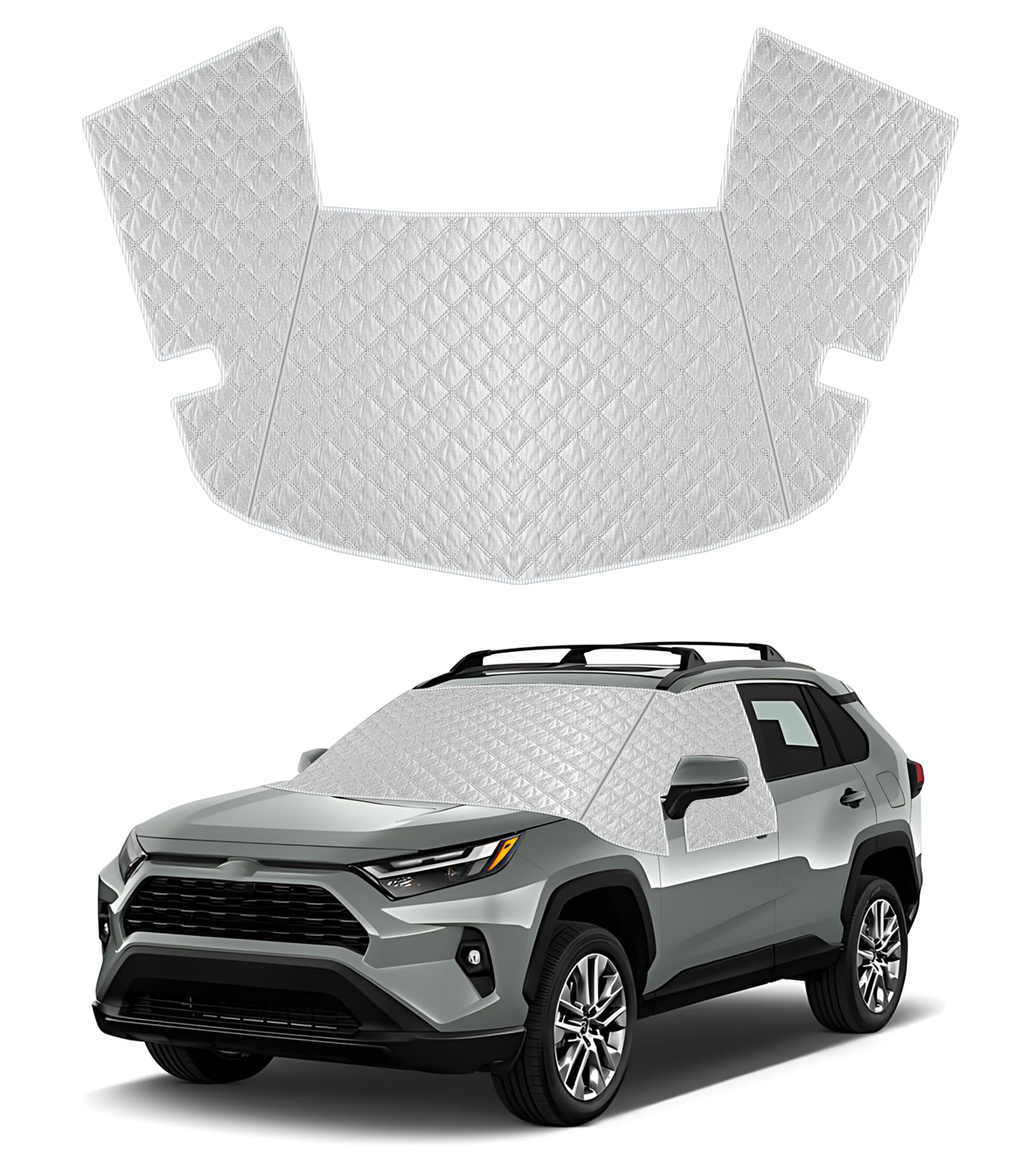 Amazon.com: Pigenius Windshield Snow Cover for 2019-2024 Toyota RAV4 ...