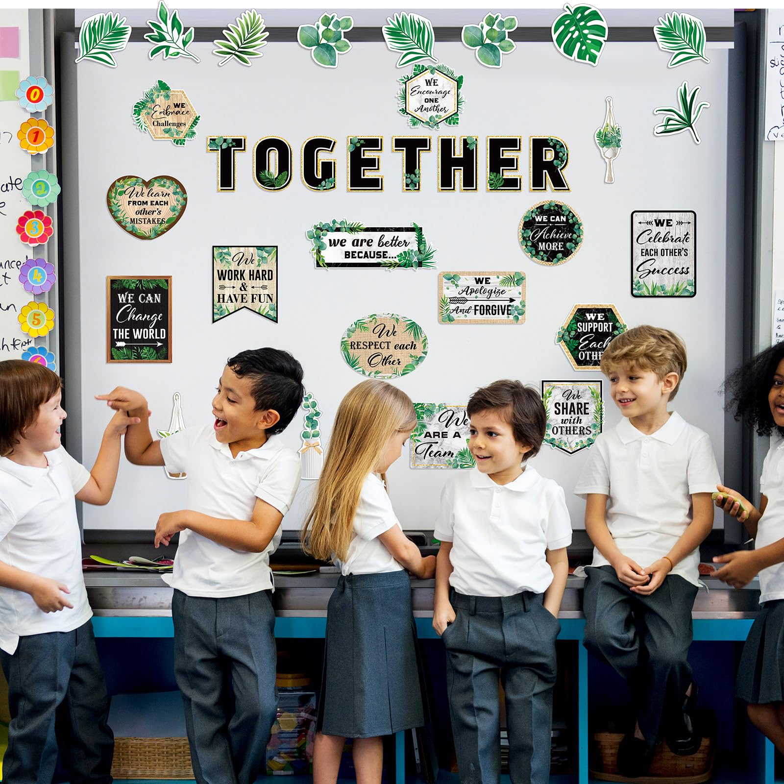 Snapklik.com : 32 Pcs Eucalyptus Together Bulletin Board Set Together ...