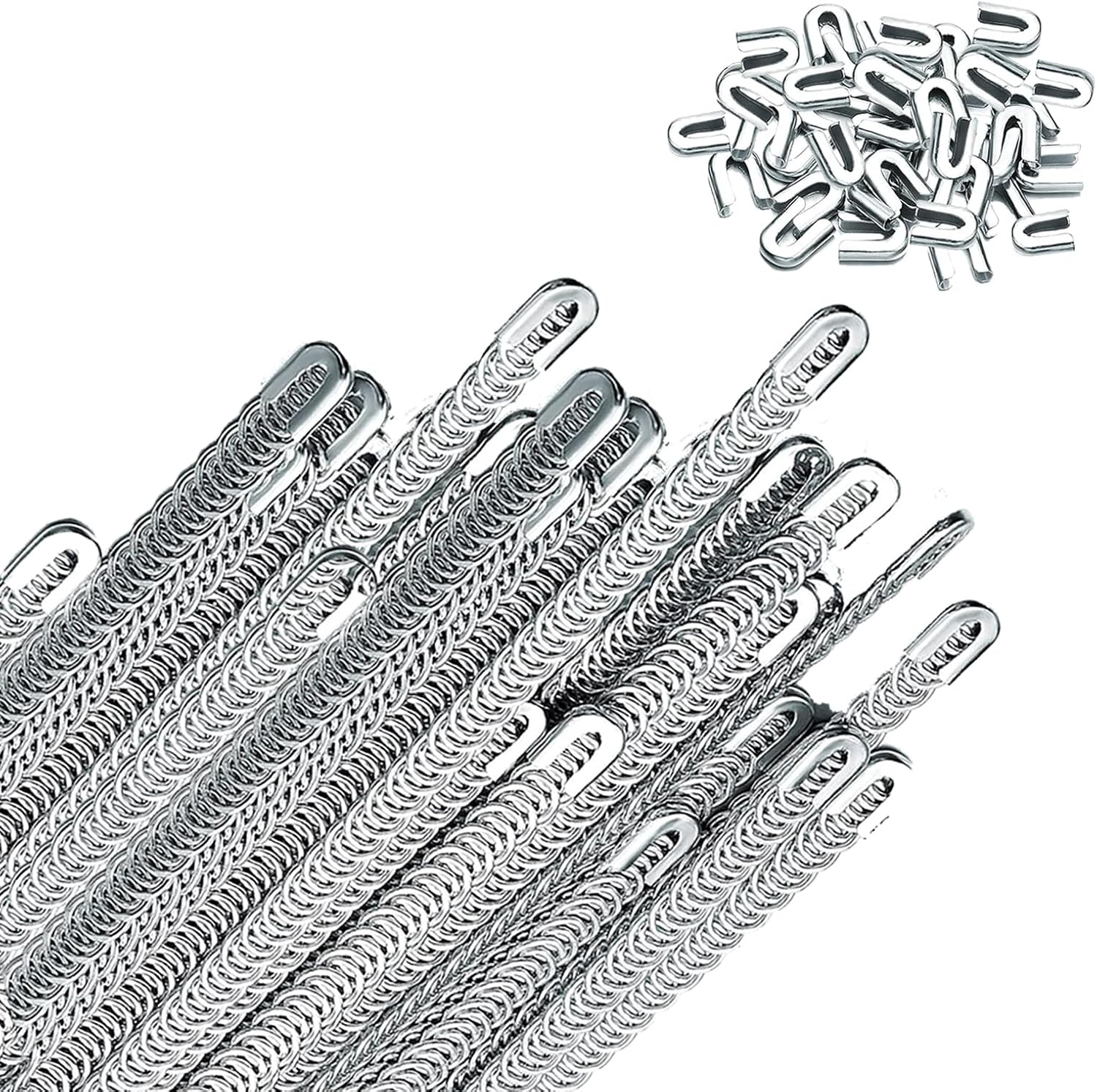 35Pcs 1/4''x 13.7Inch Spiral Steel Metal Boning for Corset, Sewing ...