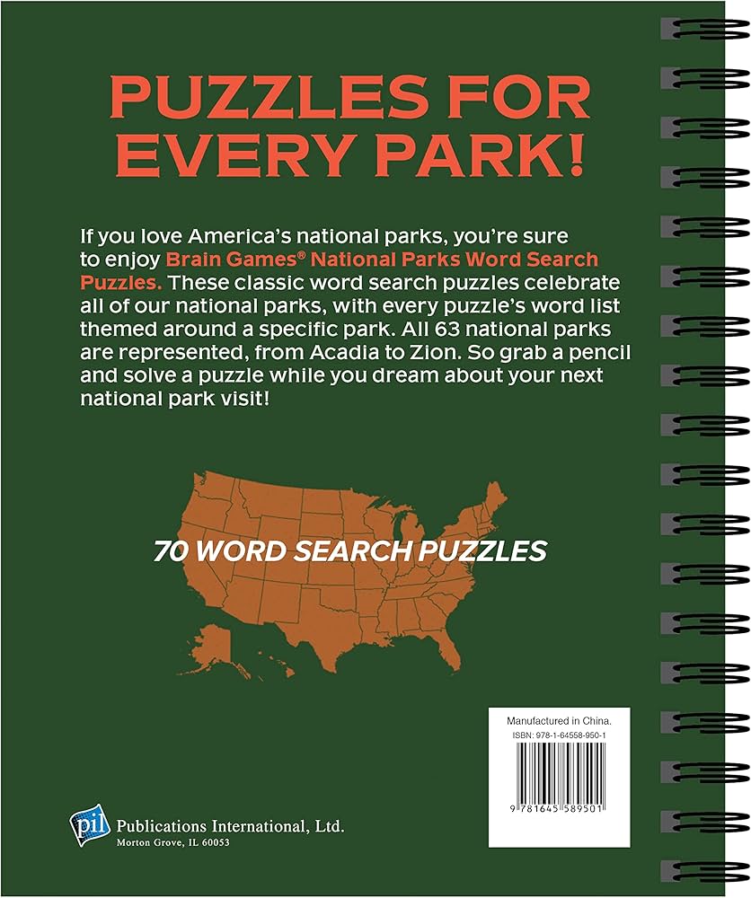 National Parks Word Search Printable Acadia National Park Word Search