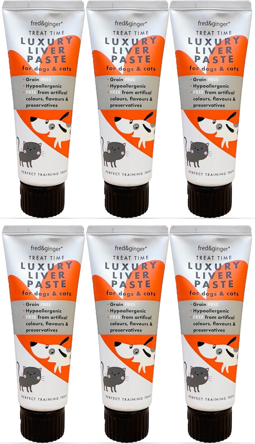 Liver Paste Tubes for Dogs and Cats 75g [Pack of 6] Grain Free ...