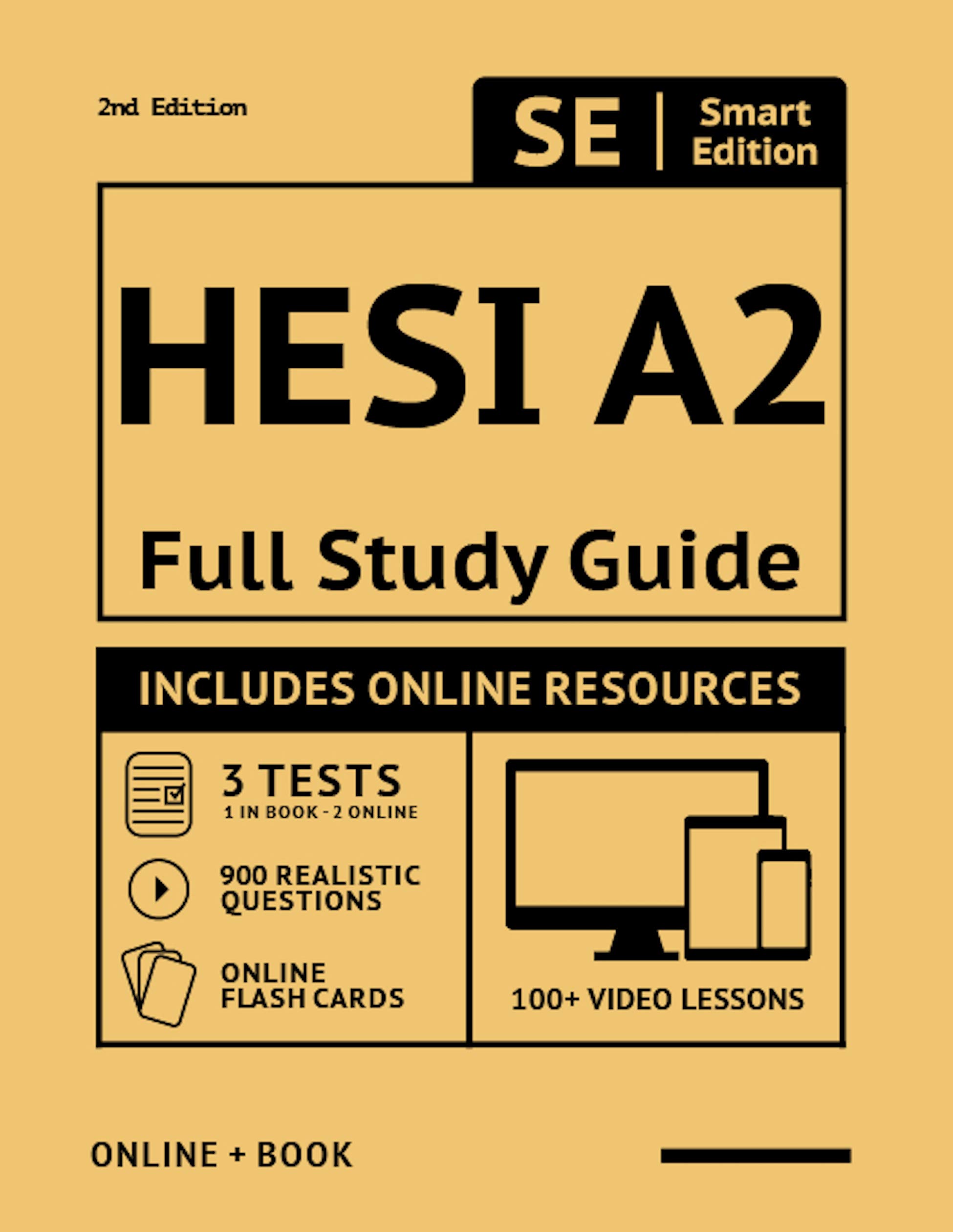 HESI A2 Full Study Guide 2nd Edition: Complete Subject Review with 100 ...