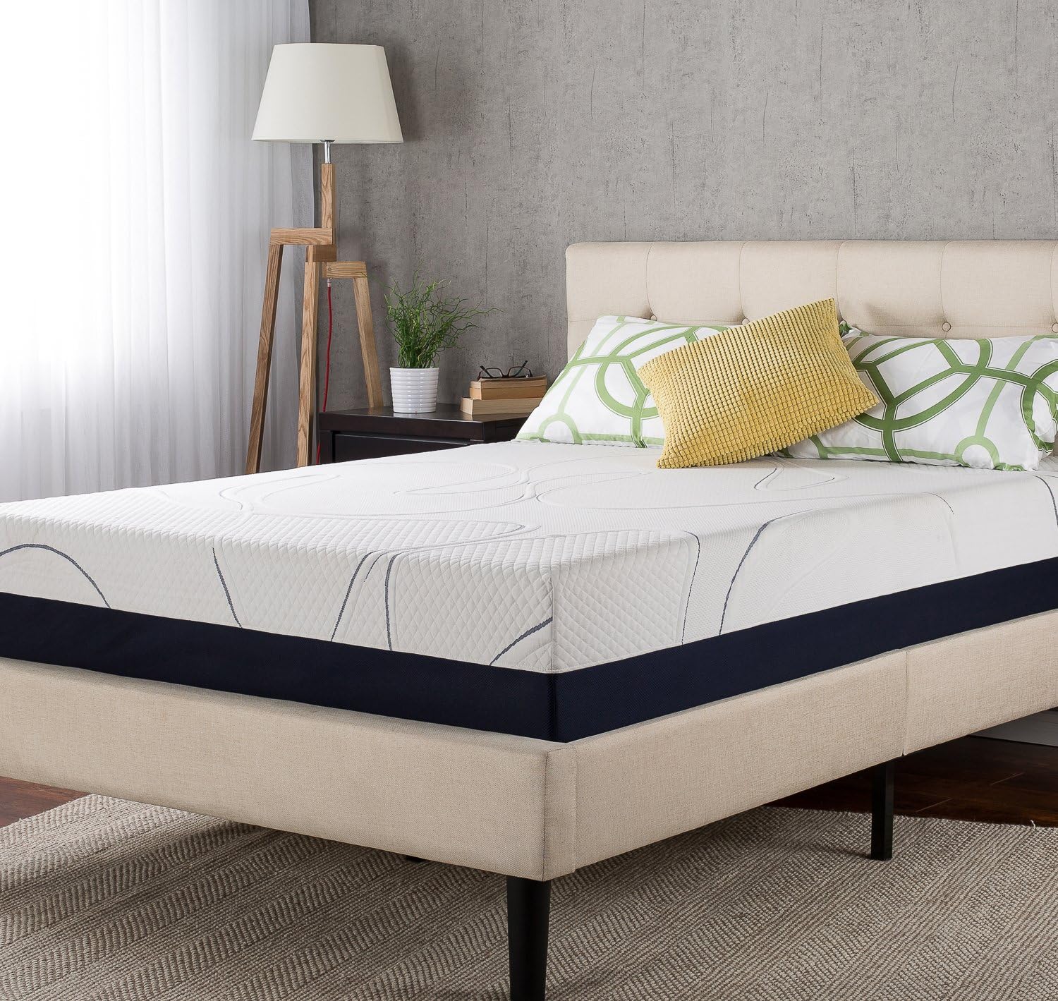 Amazon.com: Spa Sensation 12" Theratouch Memory Foam Mattress (King ...