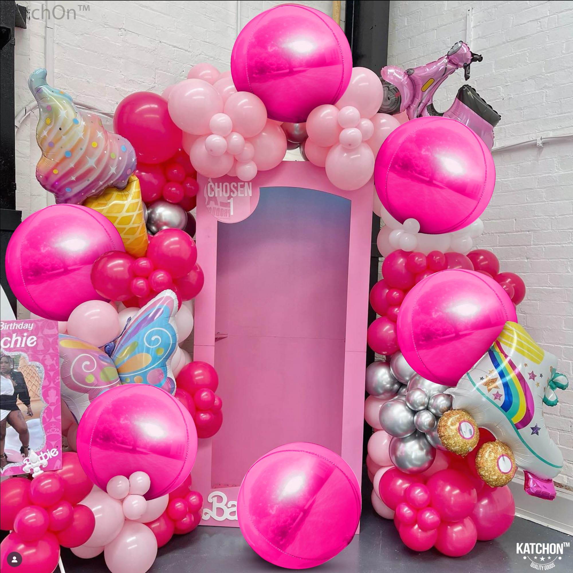 Snapklik.com : Big Hot Pink Balloons - 22 Inch, Pack Of 6 Hot Pink ...
