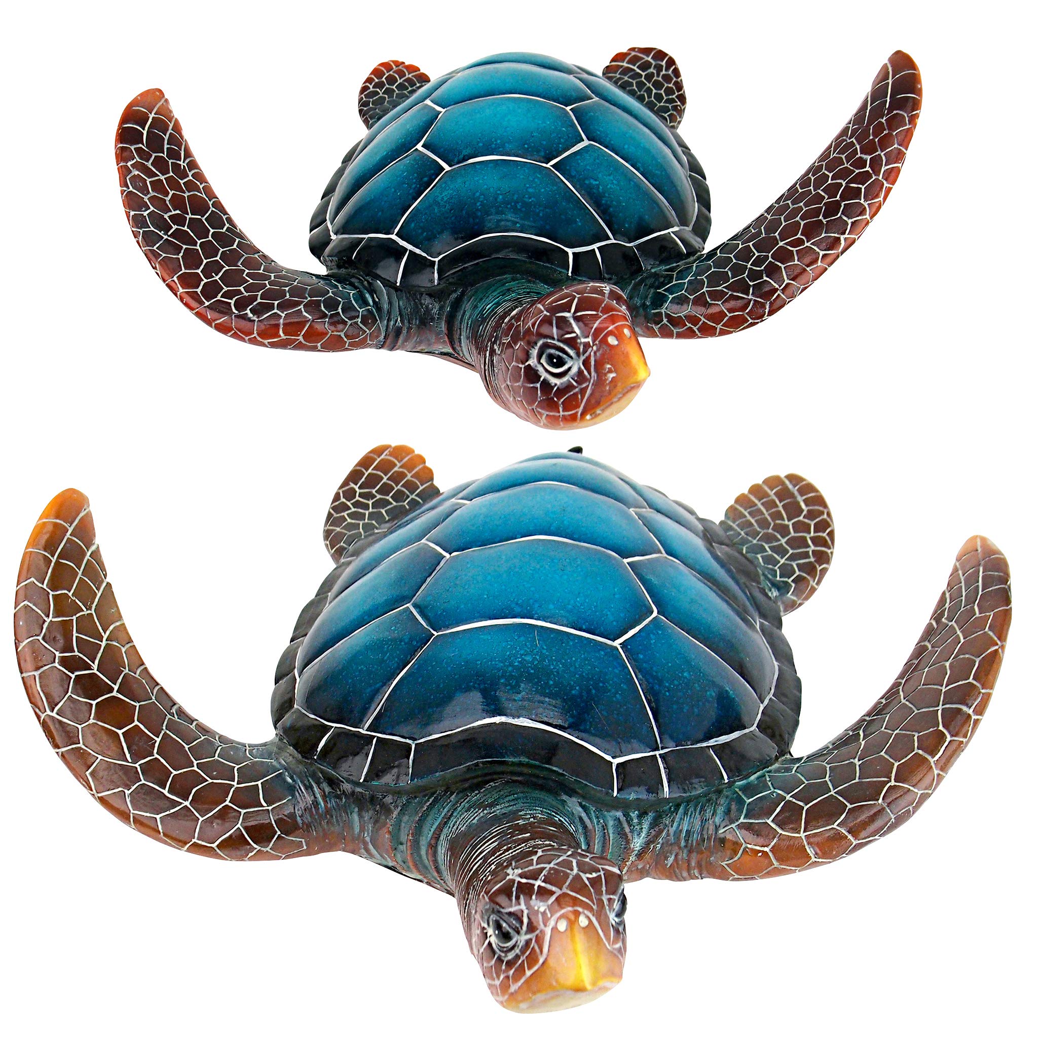 Snapklik.com : Blue Sea Turtle Statues