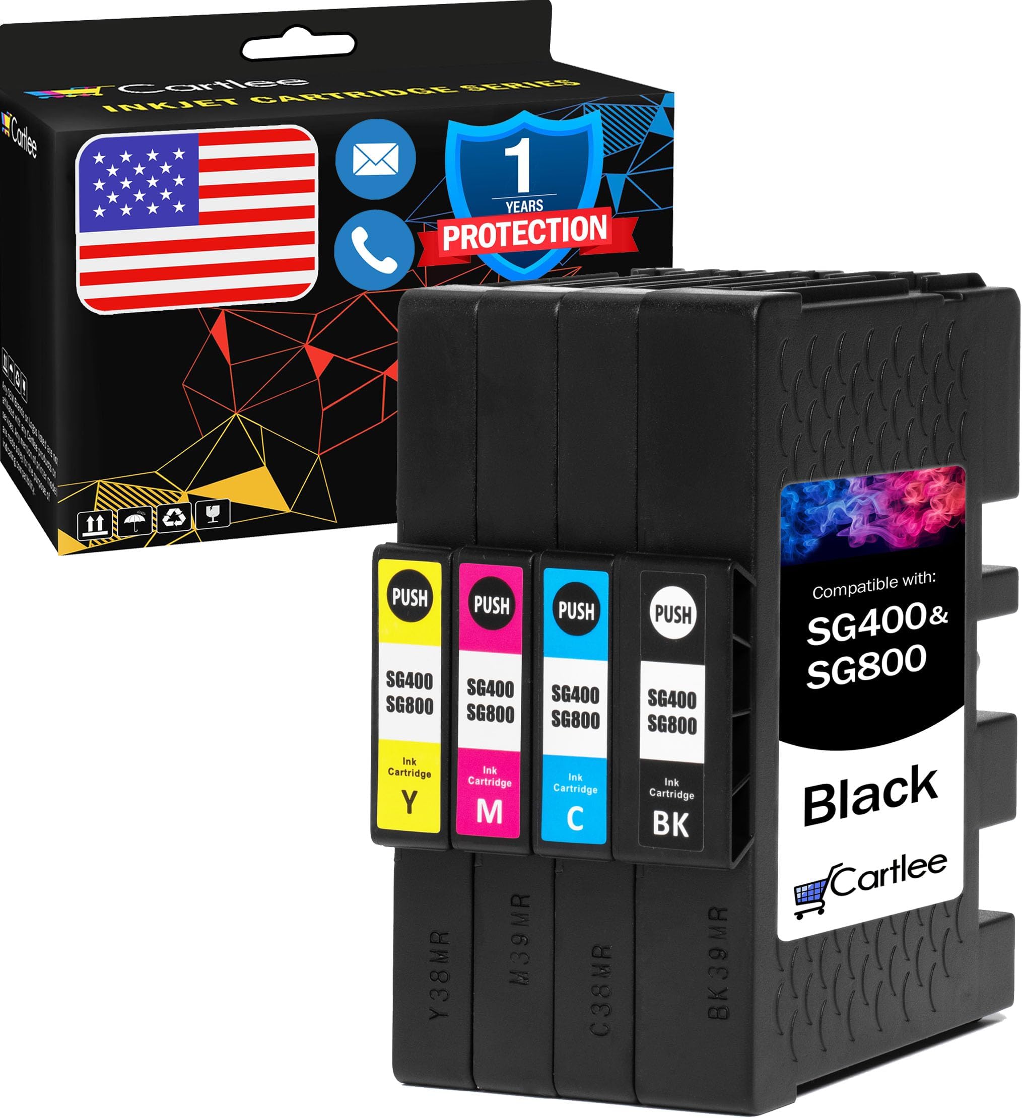 Amazon.com: Dikarsum SG400 SG800 Sublimation Ink Cartridge Compatible ...