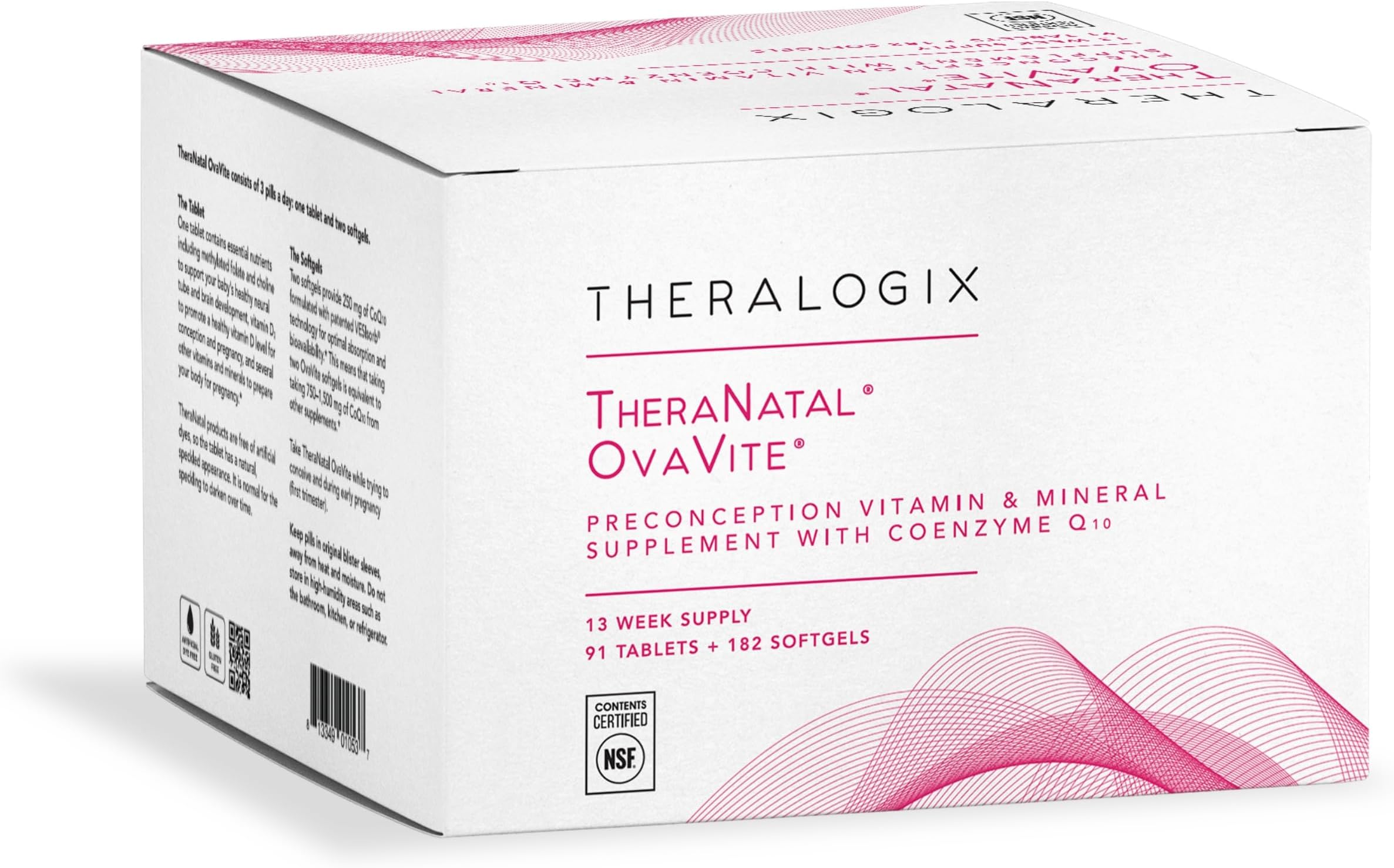 Amazon.com: Theralogix TheraNatal OvaVite Preconception Vitamins - 13 ...