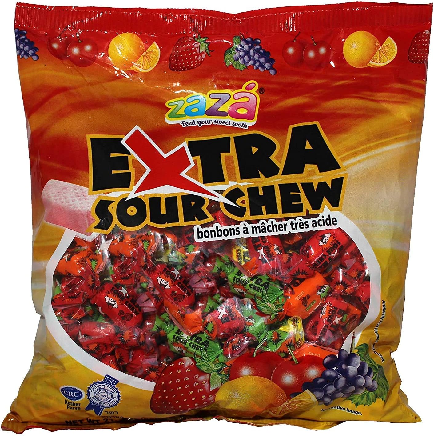 Amazon.com : Zaza Bat-Bat Strawberry Heart Lollipops Kosher - 300gram ...