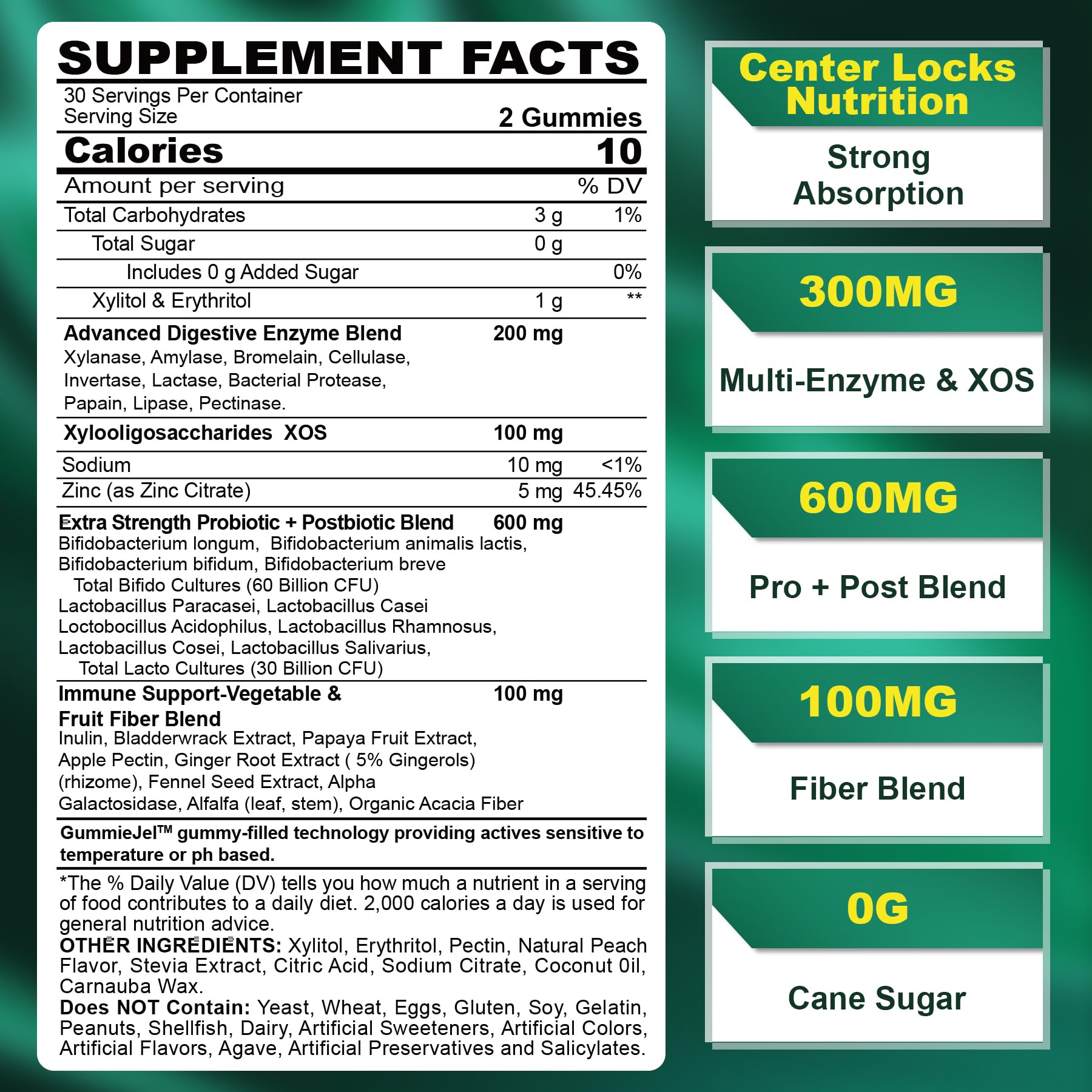 Snapklik.com : Digestive Enzymes Gummies 1000mg Chewable - Break Down ...