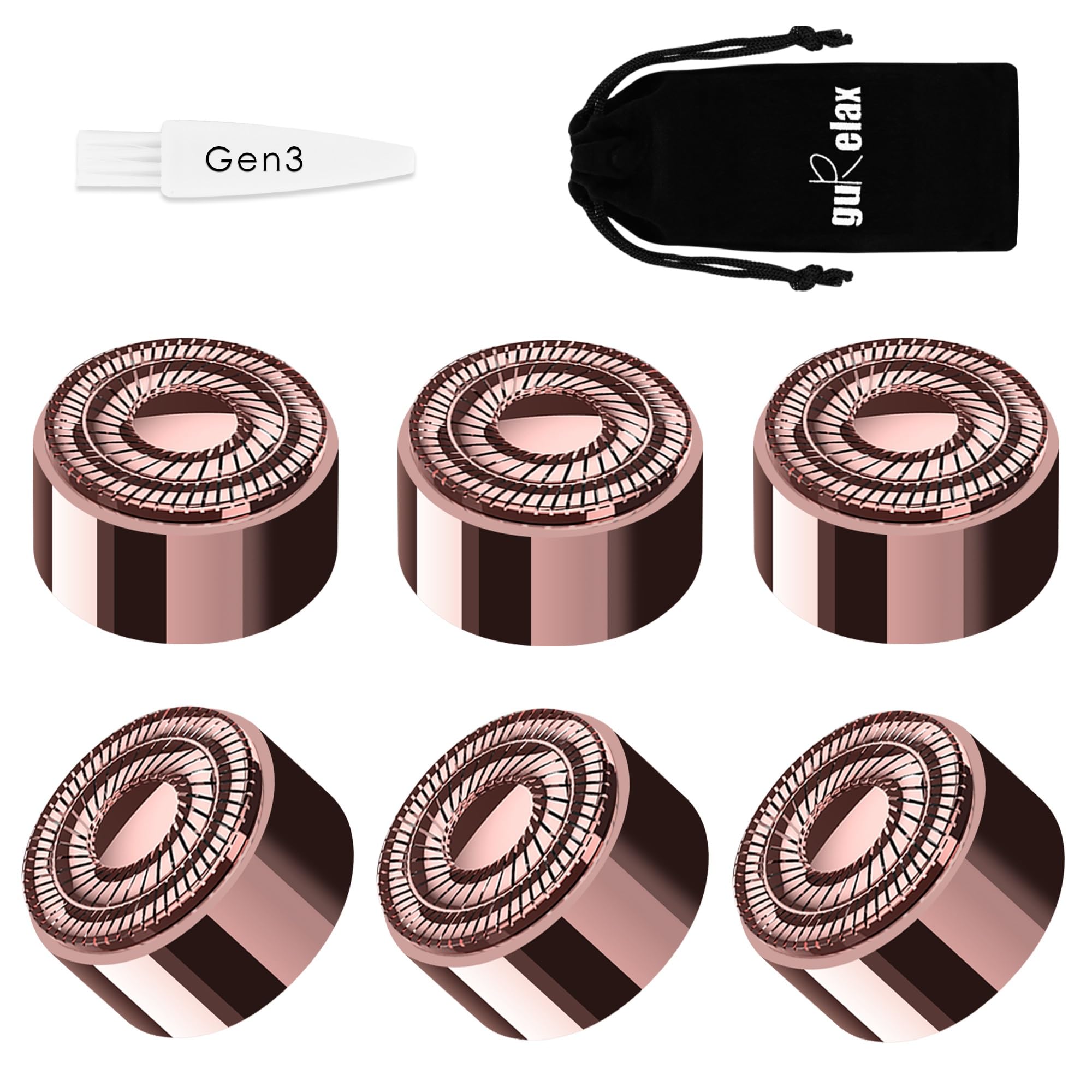 Amazon.com: Replacement Heads for Flawless Finishing Touch Facial Hair ...