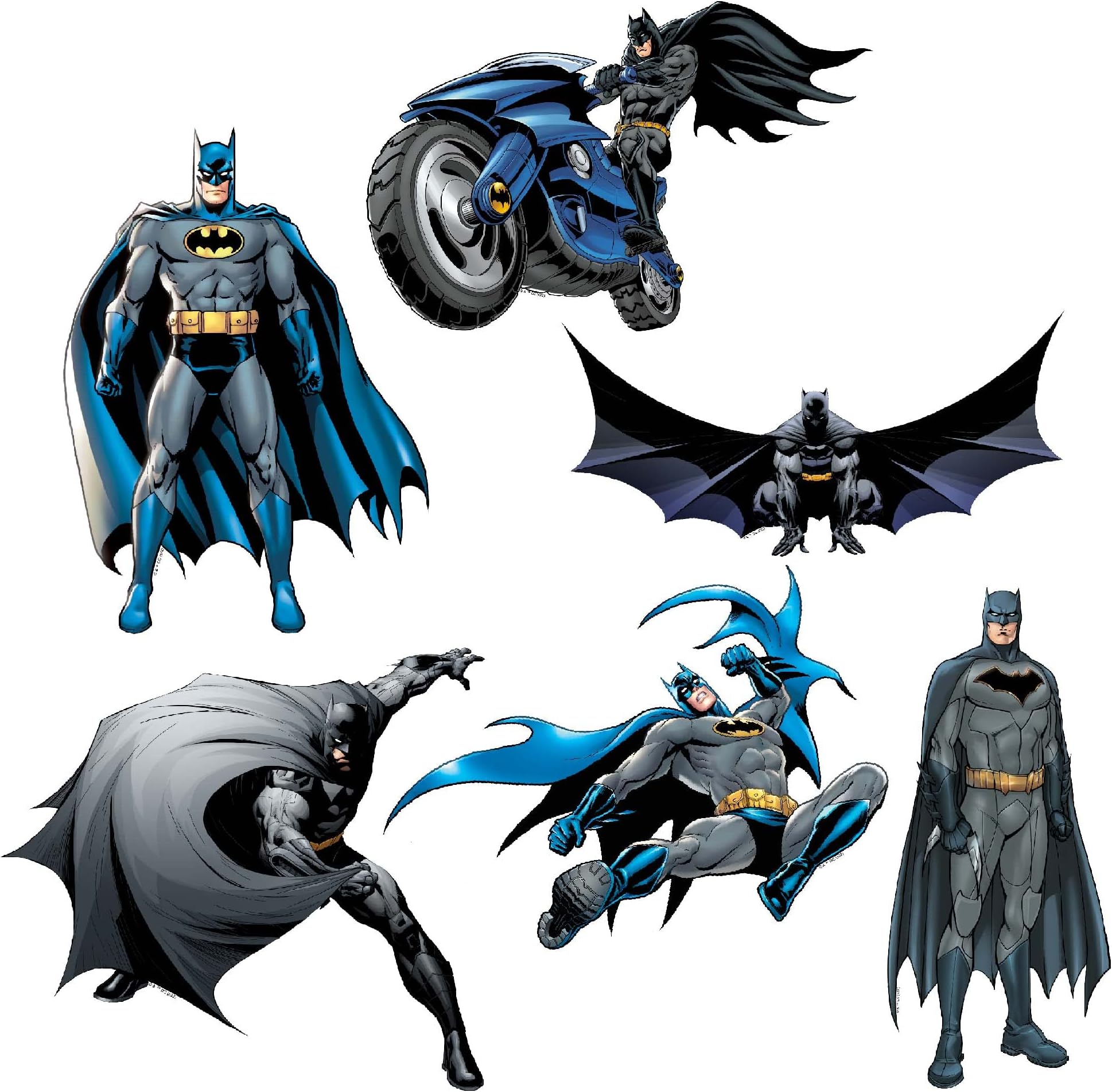Amazon.com: The Flash 2023 Batman Vinyl Large Deluxe Stickers Variety ...