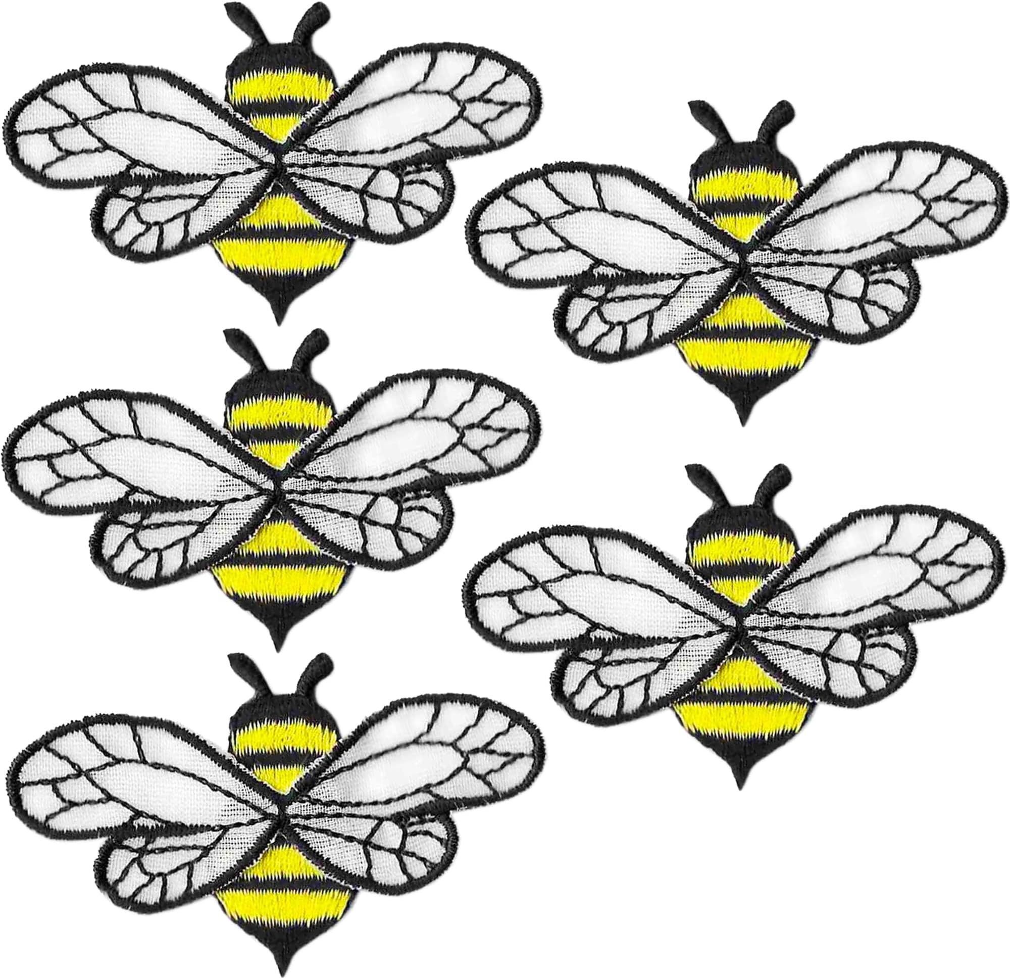 Amazon.com: PatchMommy Bee Patch, Iron On/Sew On - Appliques for Kids ...