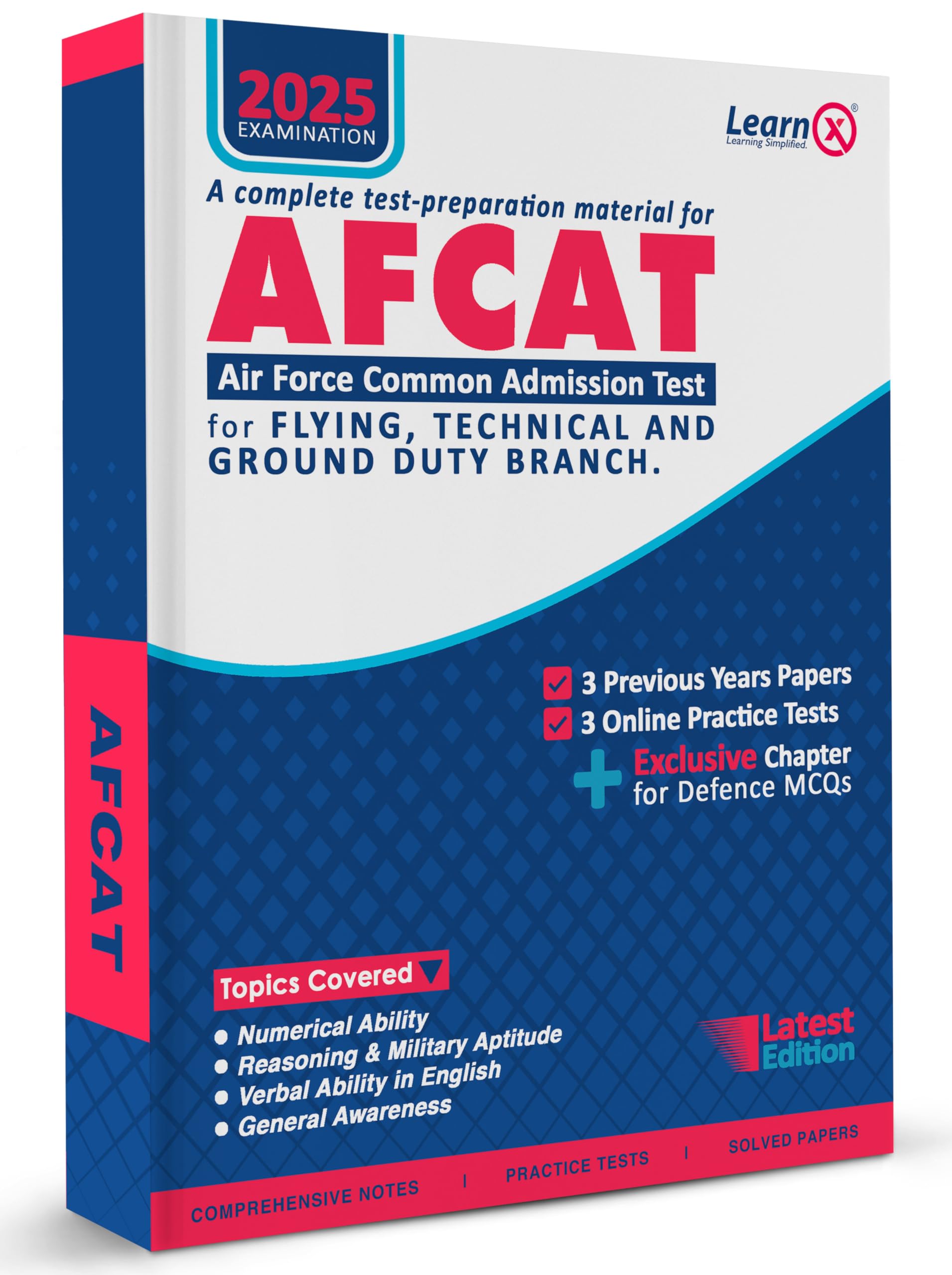 AFCAT Exam Guide : LearnX: Amazon.in: Books