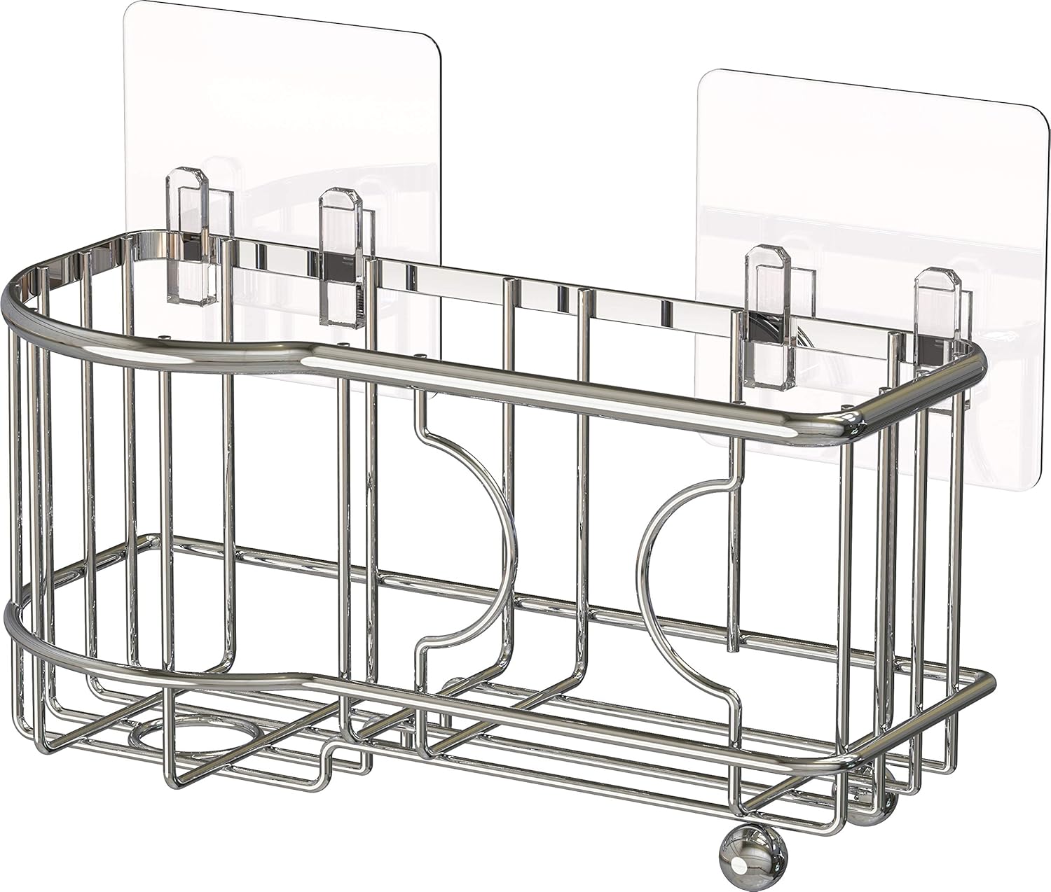 Amazon.com: Simple Houseware Kitchen Sponge Holder with Adhesive Hooks ...