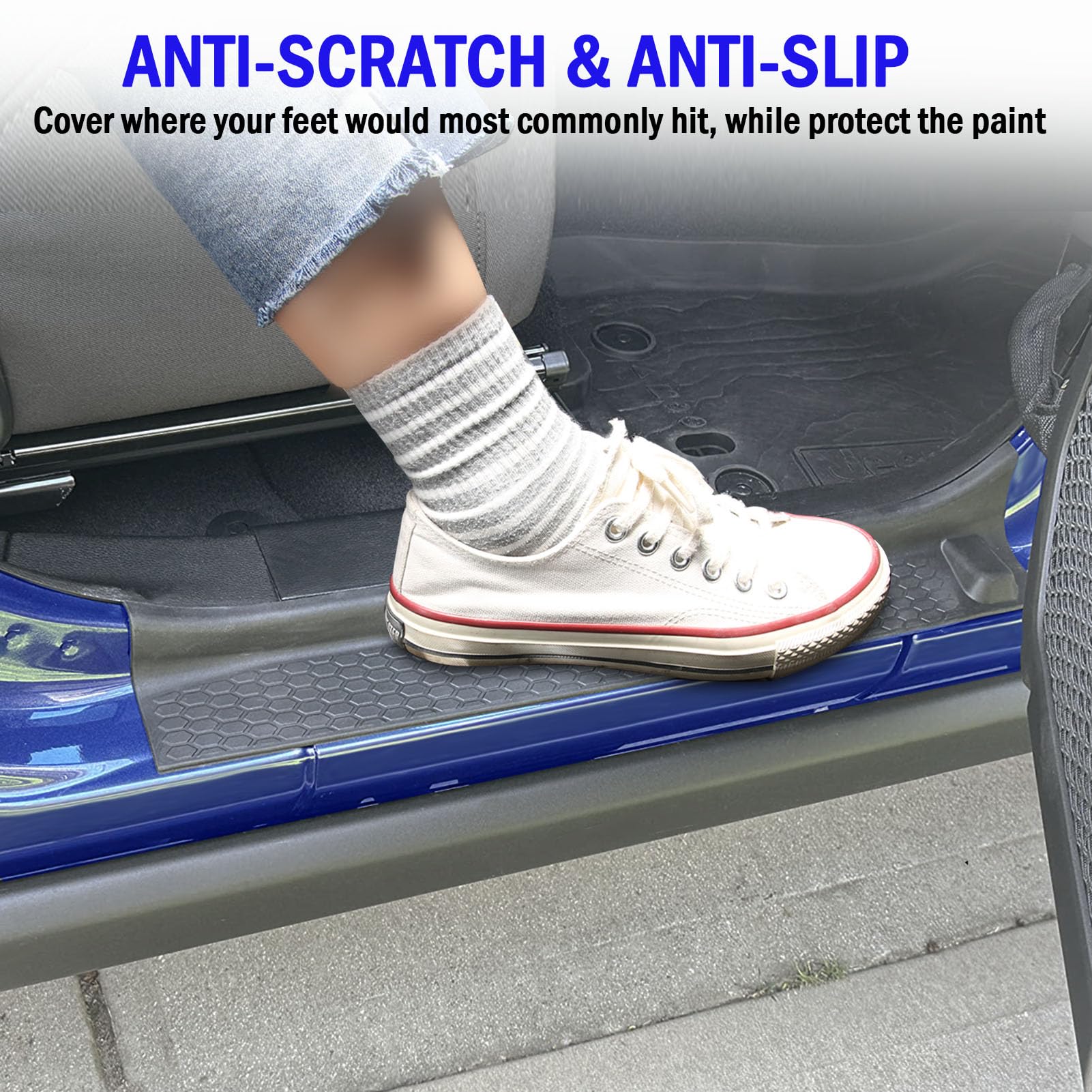 Snapklik.com : ANMOSVO Door Sill Guards Kit For Gladiator JT Wrangler ...
