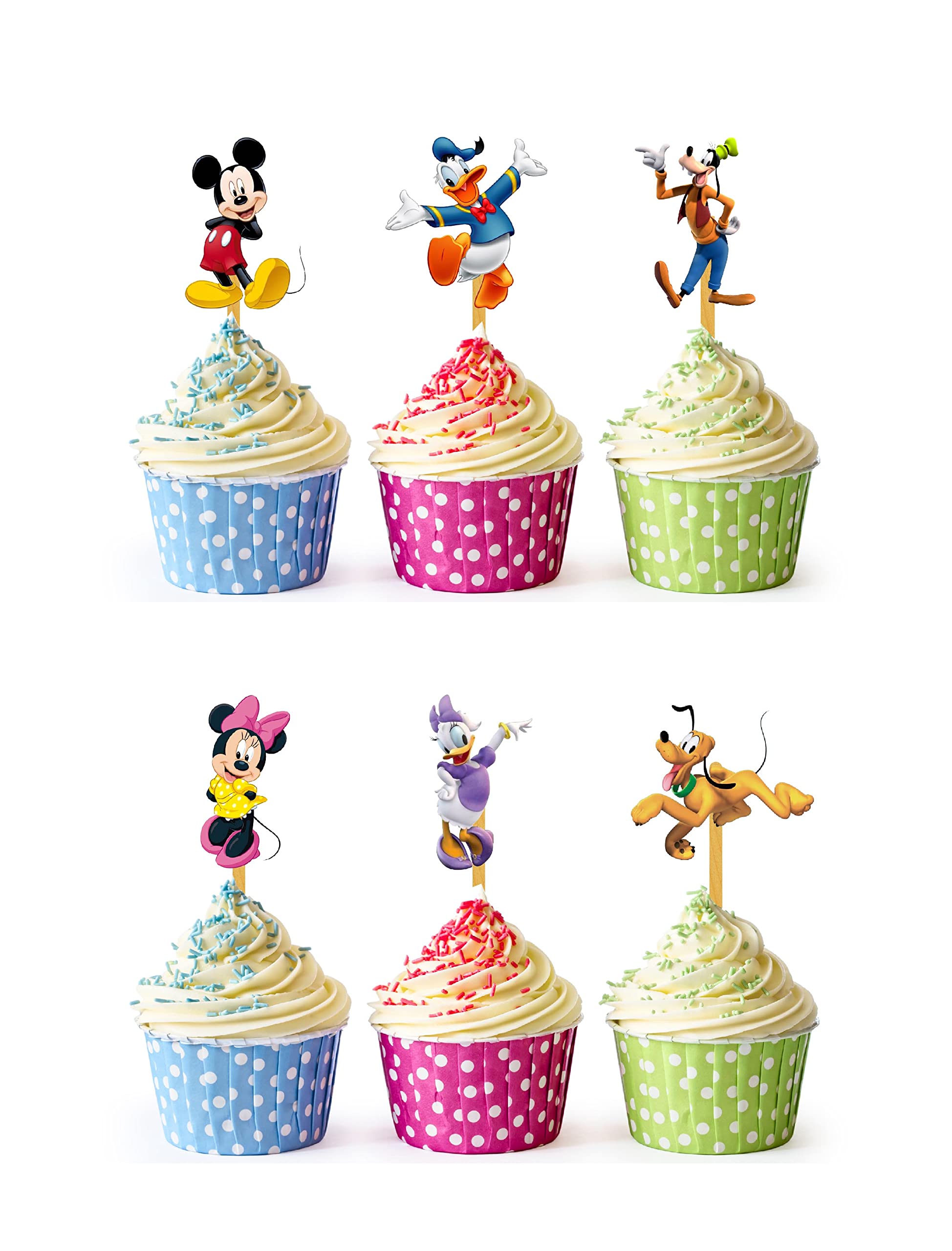 Disney Happy Birthday Cupcakes