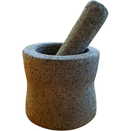 Buy Subaa Mortar and Pestle Set Stone | Ginger Garlic Crusher for ...