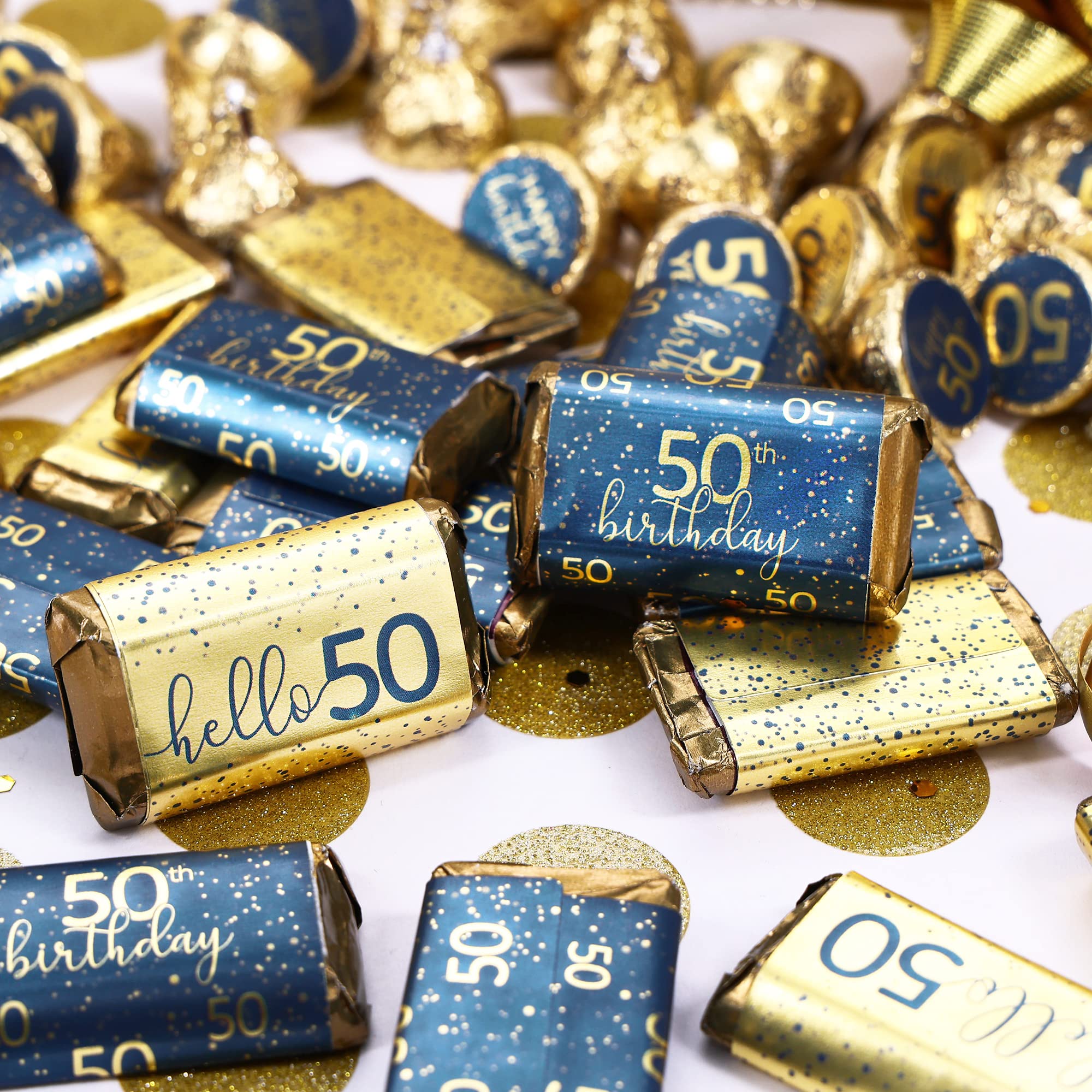 50th Birthday Candy Bar 12 Pcs 50th Birthday Candy Party Favors In