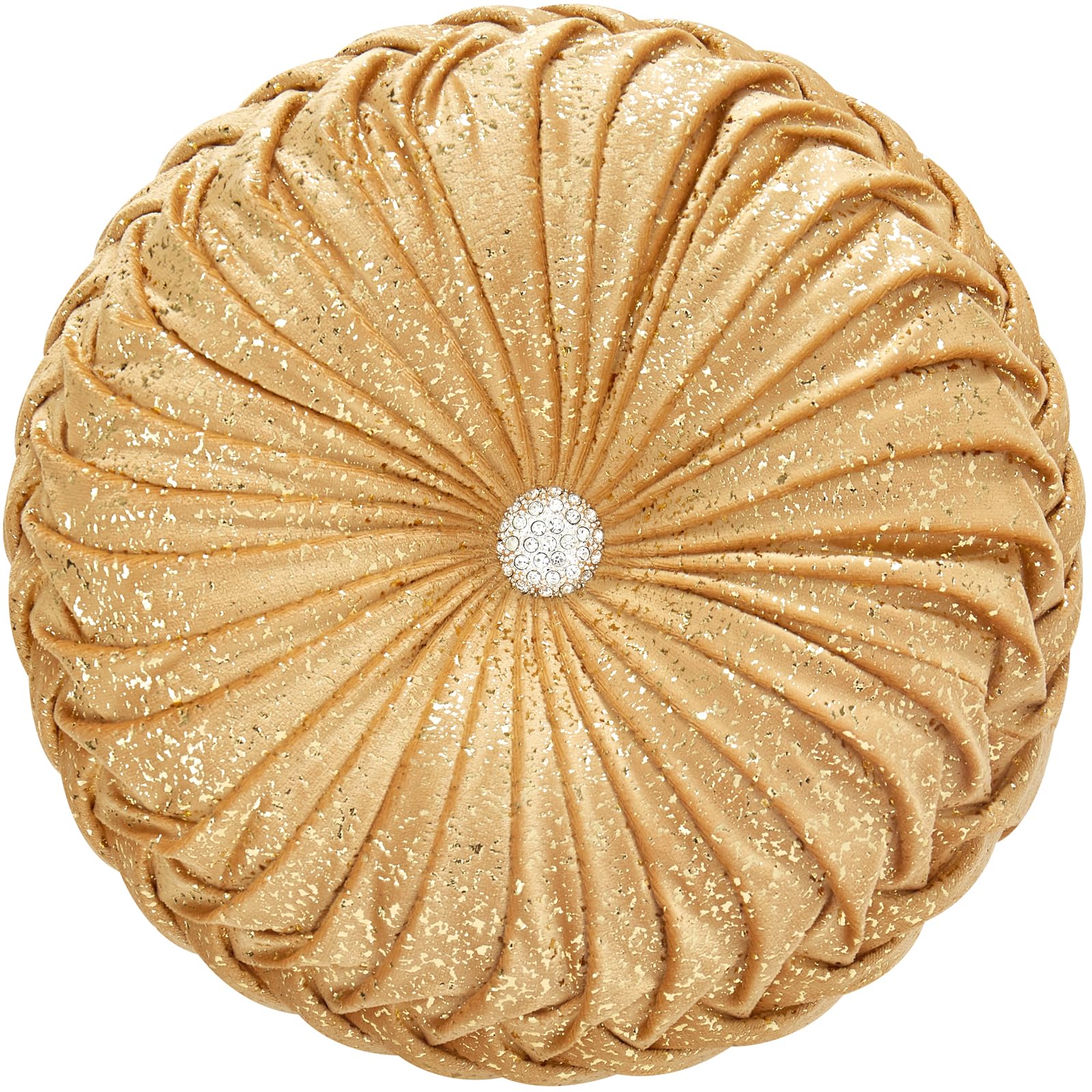 Amazon.com: EUCIOR Round Throw Pillows,Golden Throw Pillows,Soft ...