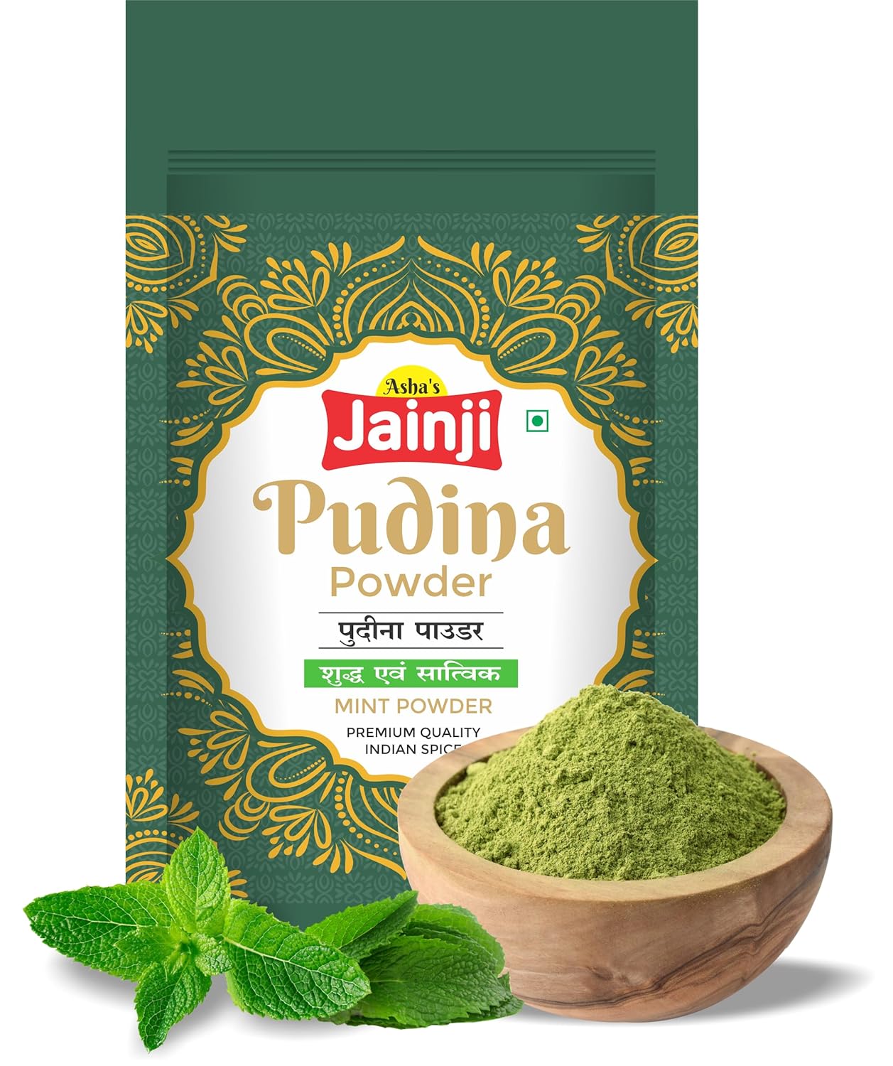 Jainji Pudina/Mint Powder (250 GM) | Natural, Vegan, Gluten Free/Spices ...