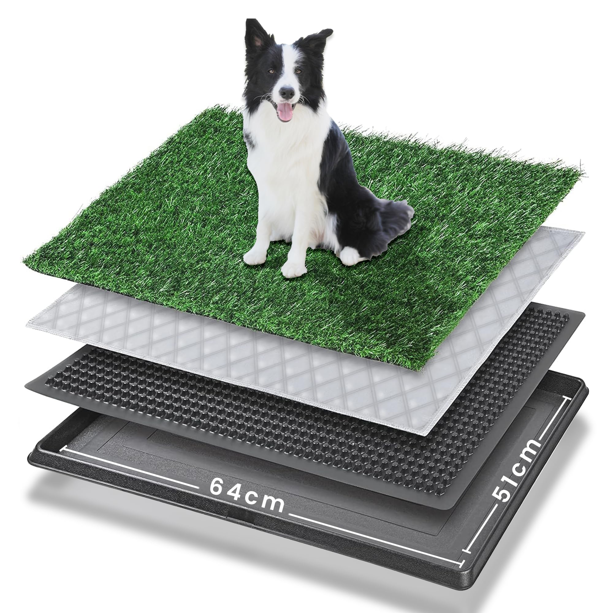 Amazon.com: Artificial Fake Dog Grass Pad with Tray 20 x 25 Inches, 4 ...