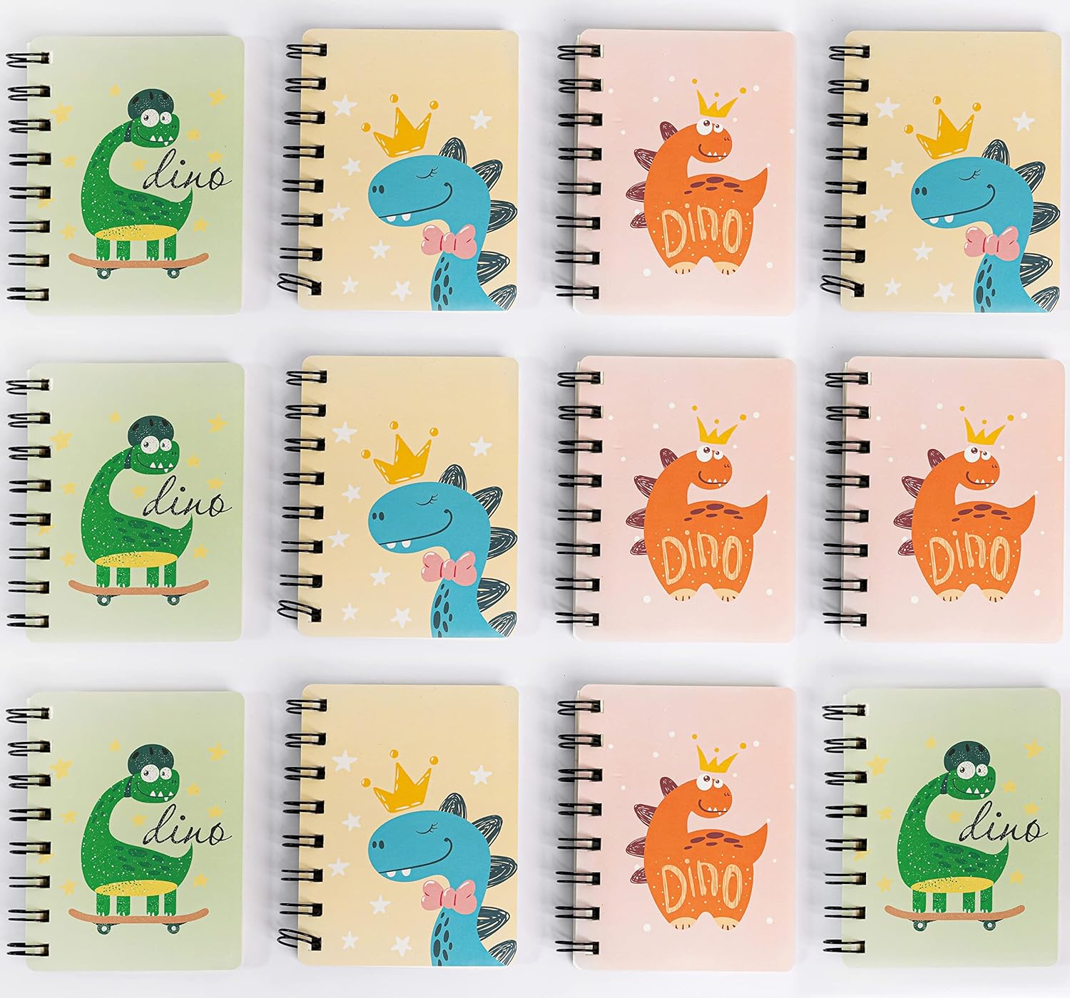 Toyseum 12 x Mini Dinosaur Notebooks for Boys & Girls Party Bags ...