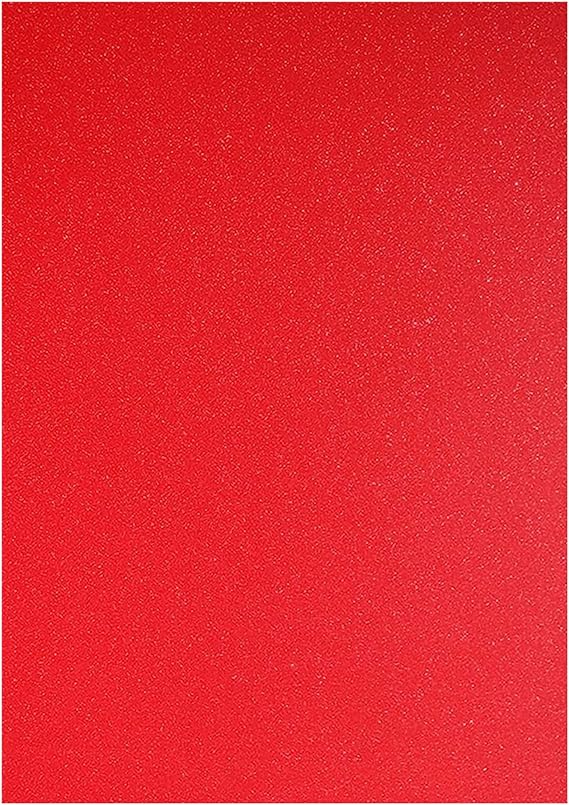 Amazon.com : Hysiwen 20 Sheets Red Glitter Cardstock, 250gsm/92lb A4 ...