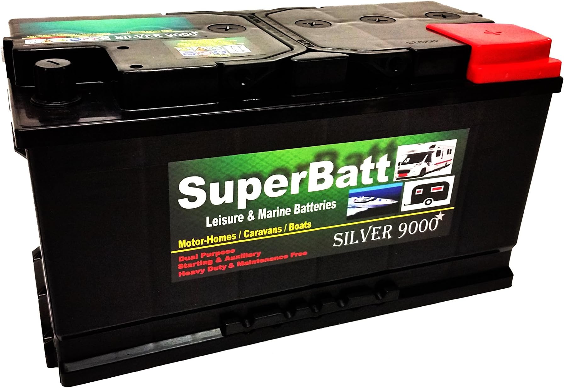 SuperBatt AGM1100 12V 120AH VRLA AGM Ultra Deep Cycle Battery - Fully ...