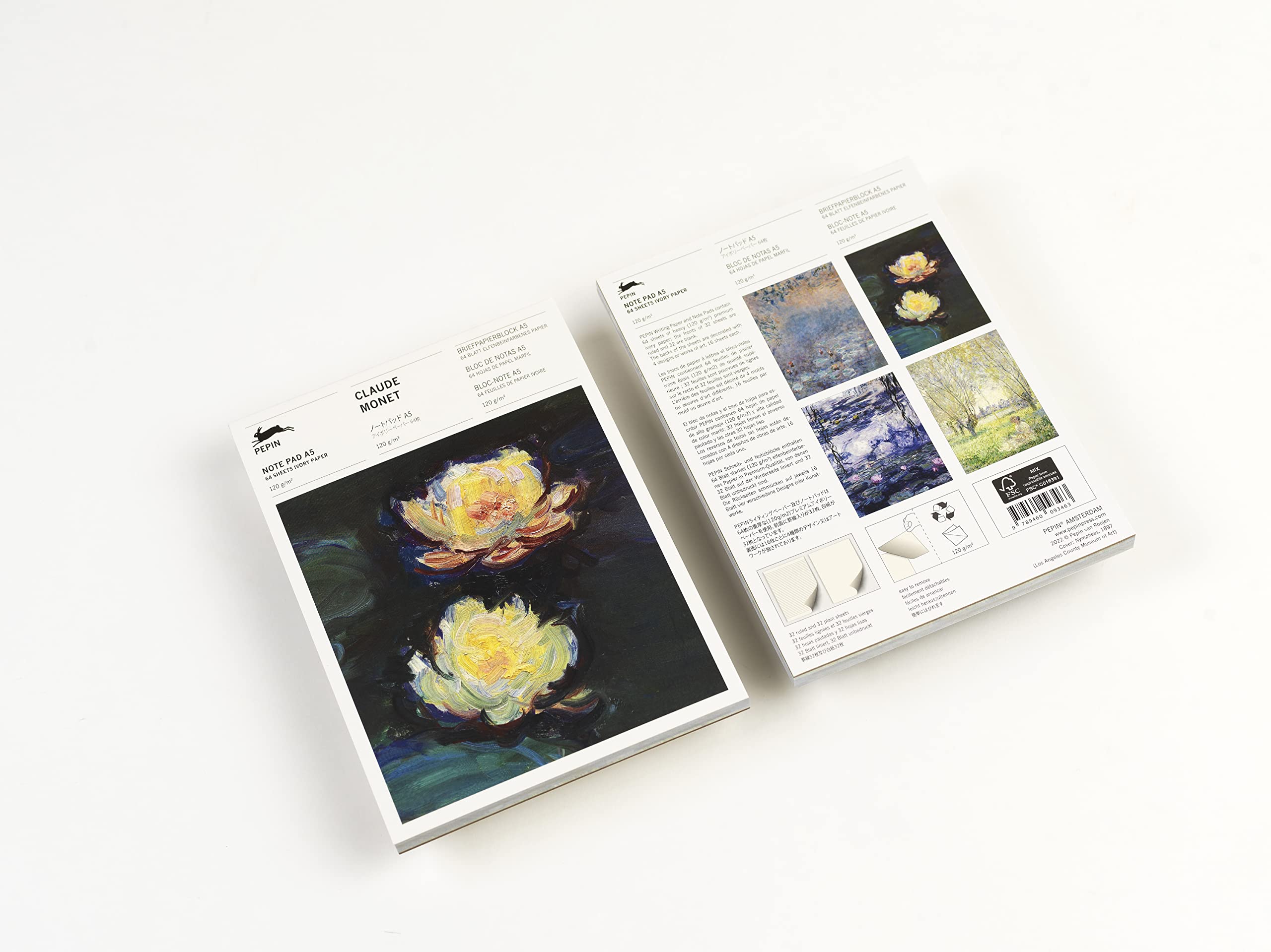 Claude Monet: Writing Paper & Notepad A5: Pepin van Roojen ...