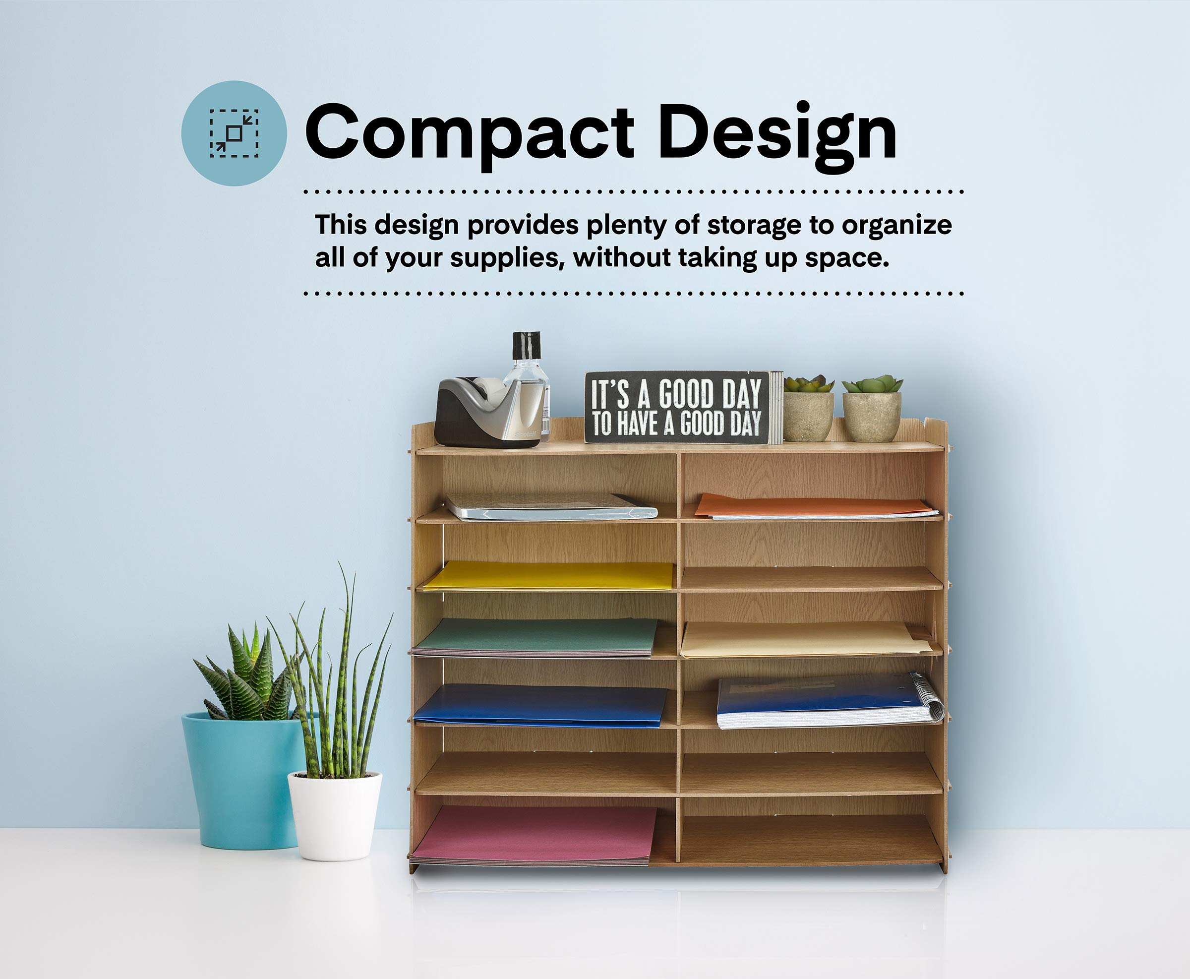 Wood Construction Paper Organizer at Nora Weeks blog