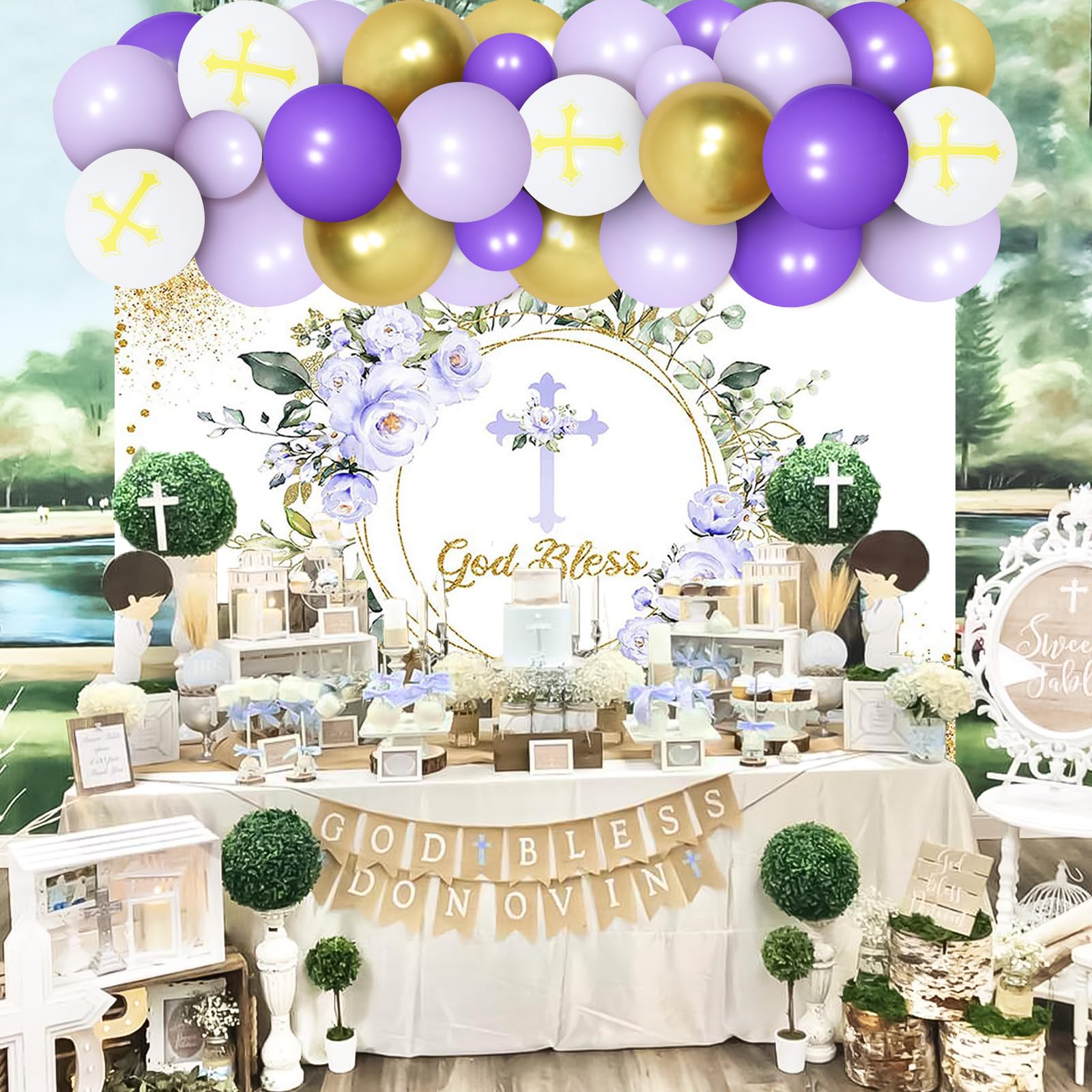 Confirmation Party Themes Amazon.com: Baptism Party Decorations, First