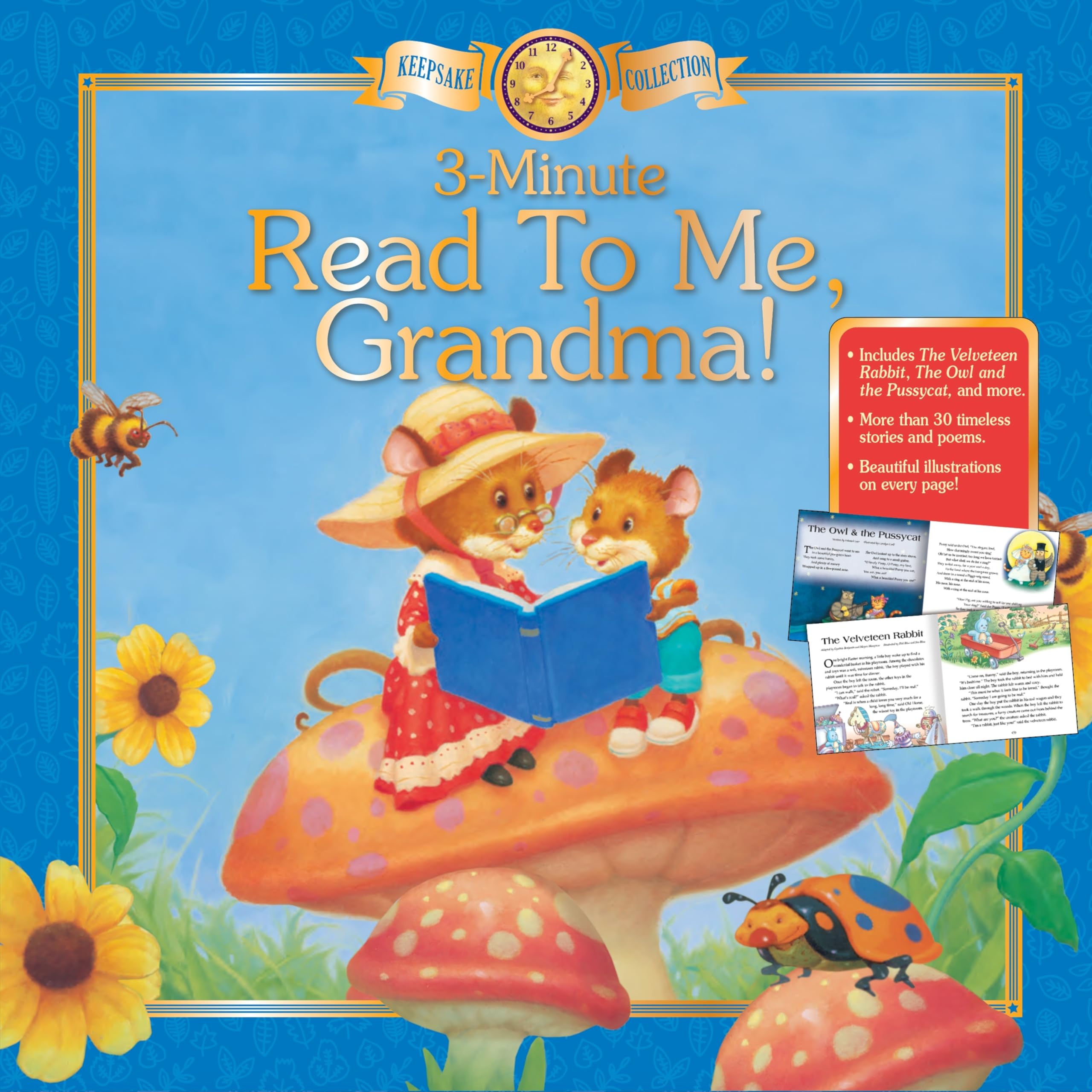 Amazon.com: 3-Minute Read to Me Grandma - Keepsake Collection ...