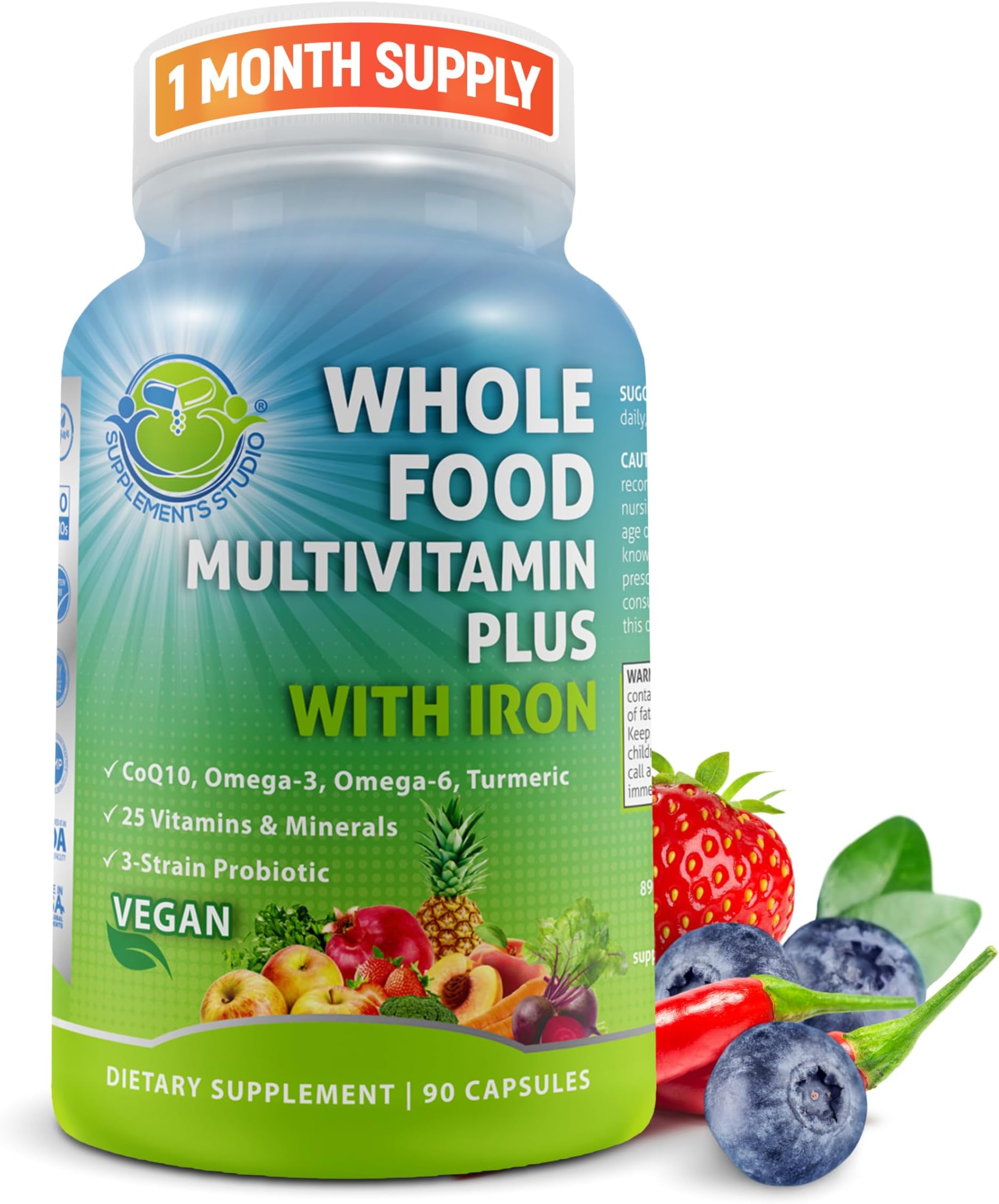 Amazon.com: Holistic Health All in ONE Multi Vitamin and Mineral for Antioxidant Boost, Multi ...