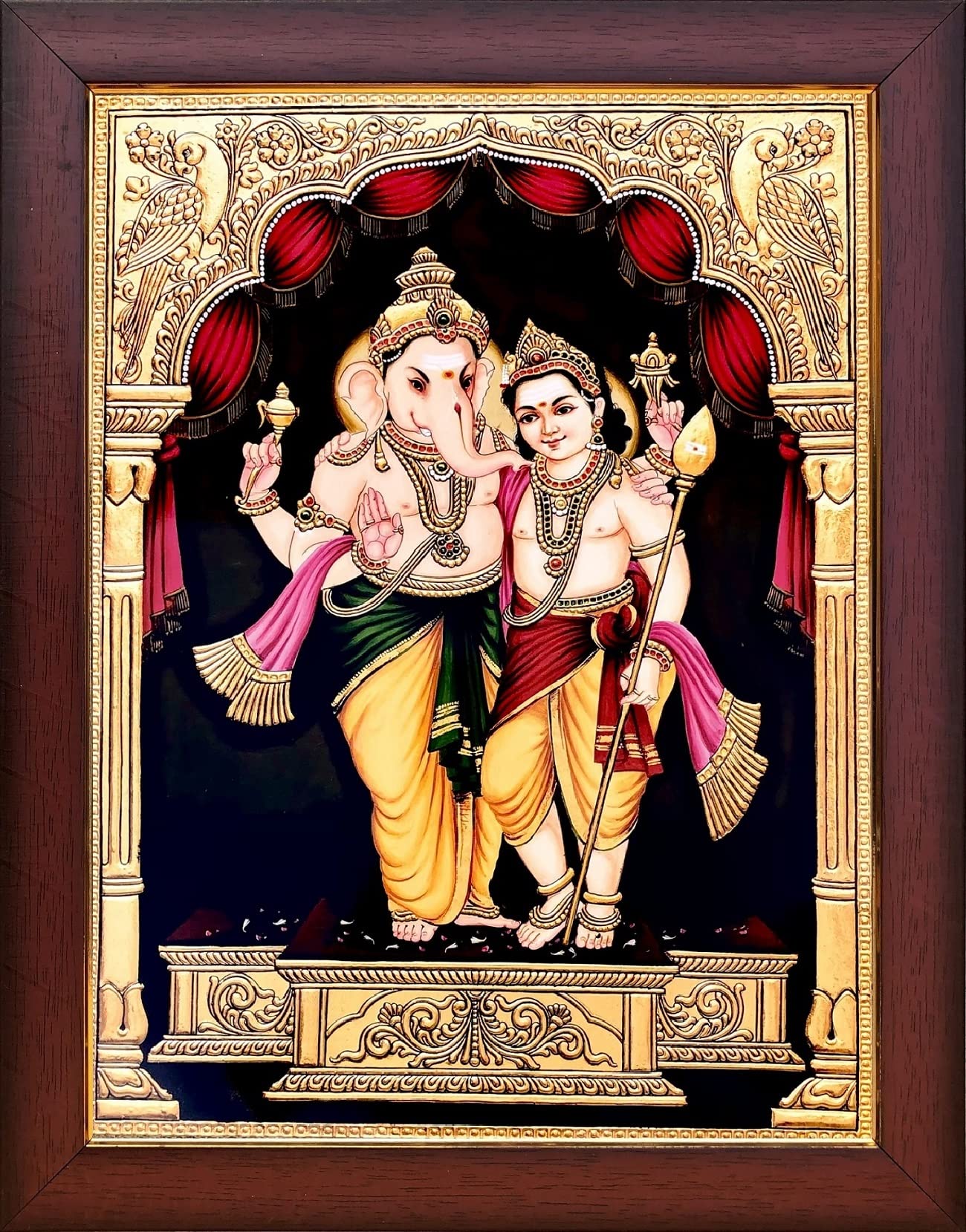 Garuda Photos God Subramanya Swamy Photo Frame With God Ganapathi ...